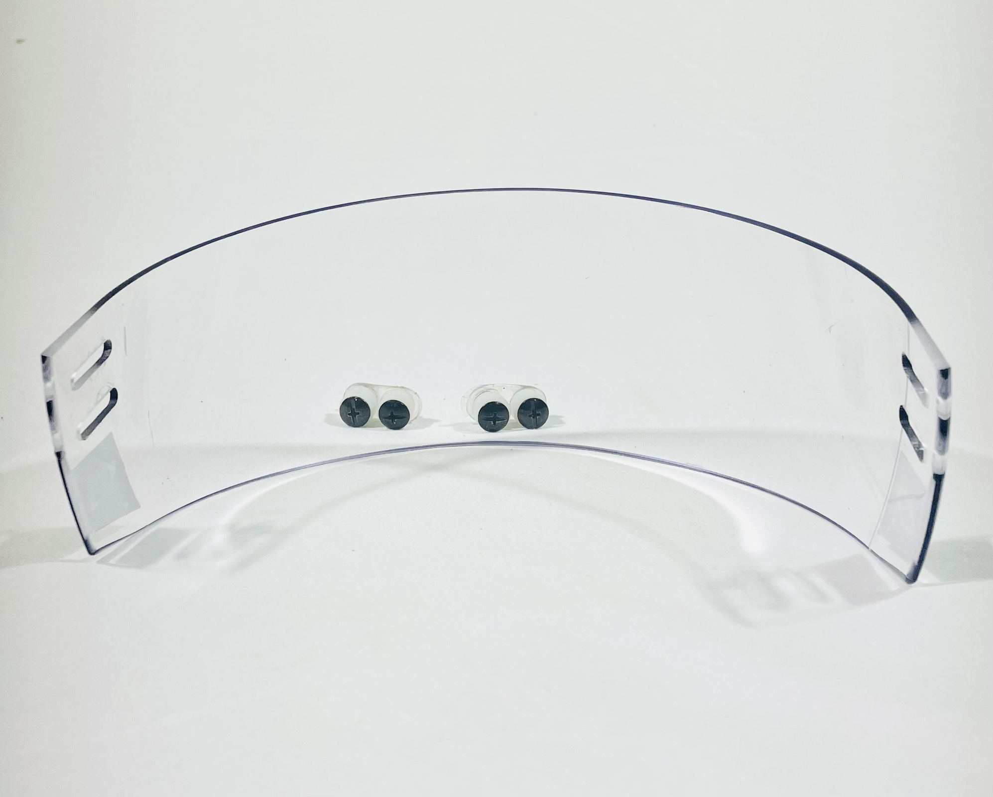 Oakley Straight Cut Visor w/Hardware - NHL Pro Stock - Green Sticker (3 ...