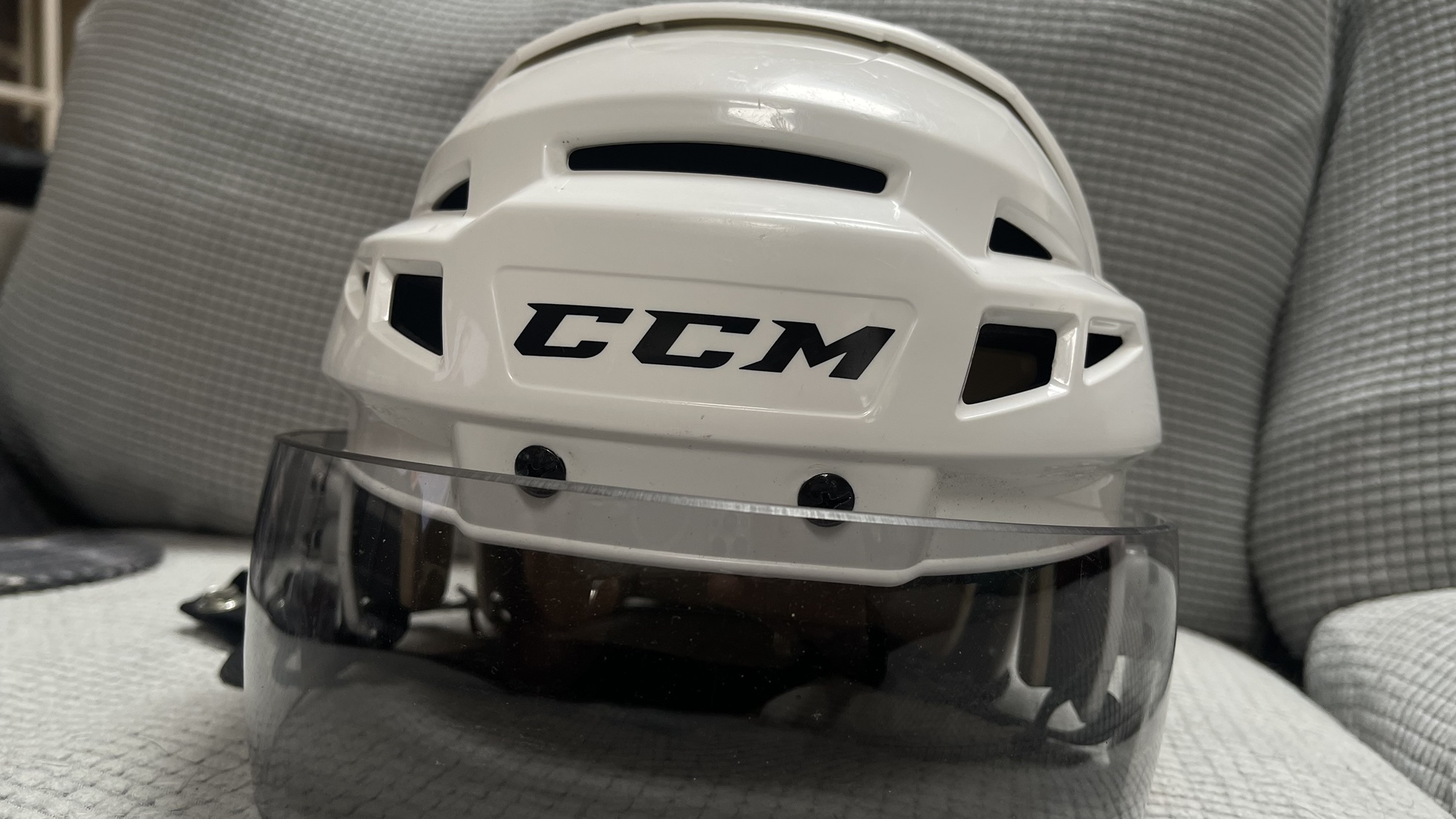 CCM Vector V08 Pro Stock Hockey Helmet with Oakley Visor | SidelineSwap
