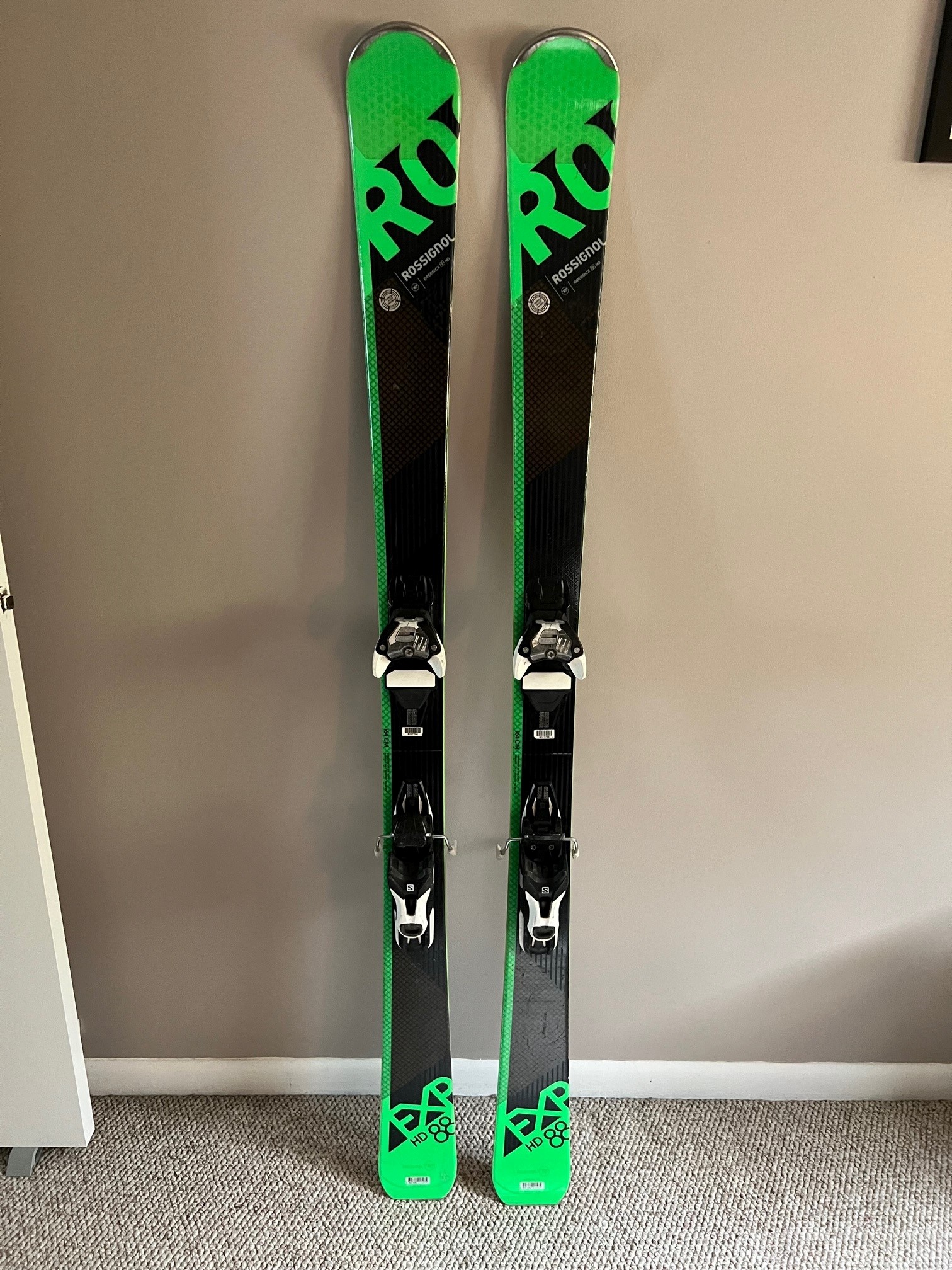 2018 Rossignol 164 cm All Mountain Experience 88 Skis With Salomon ...