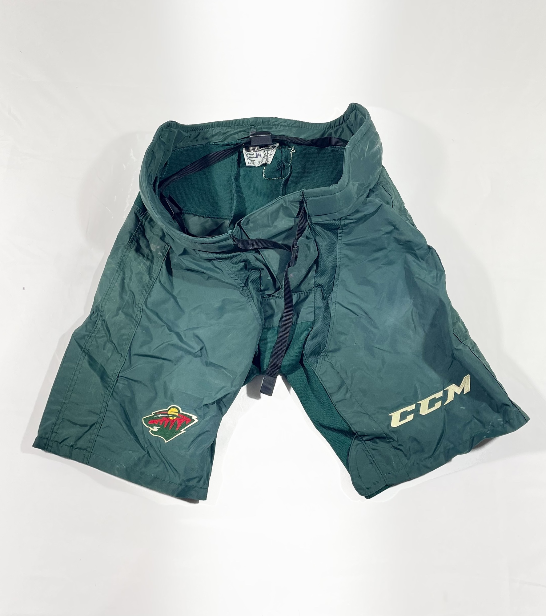 Large CCM PP90 NHL Pro Stock Pant Shell, Minnesota Wild | SidelineSwap