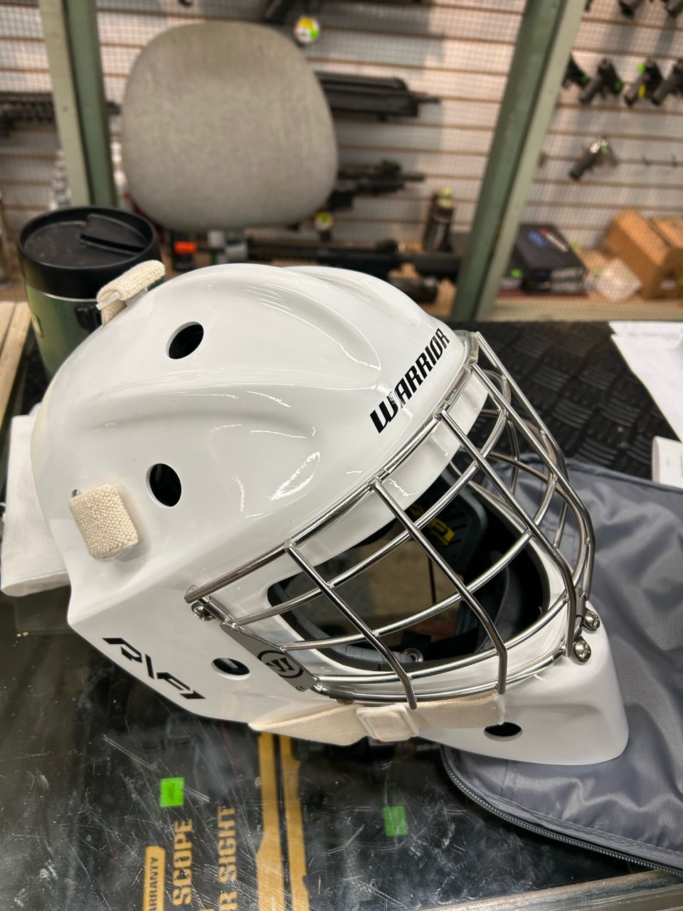 Brand New Senior Warrior R/F1 Pro Goalie Mask Medium/Large | SidelineSwap