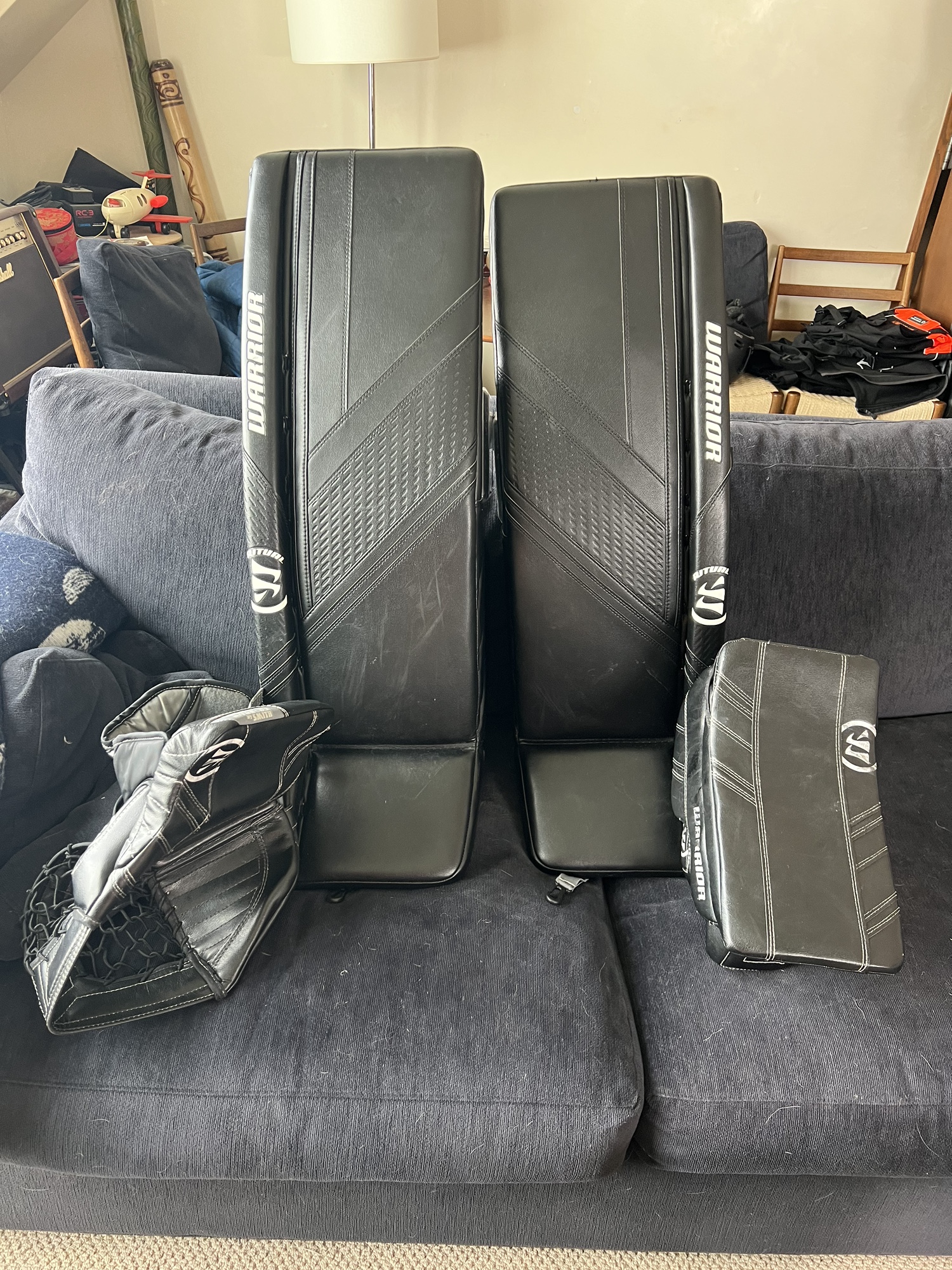 Nearly new Warrior G6 36+1.5” with Full Right G3 glove & blocker | SidelineSwap