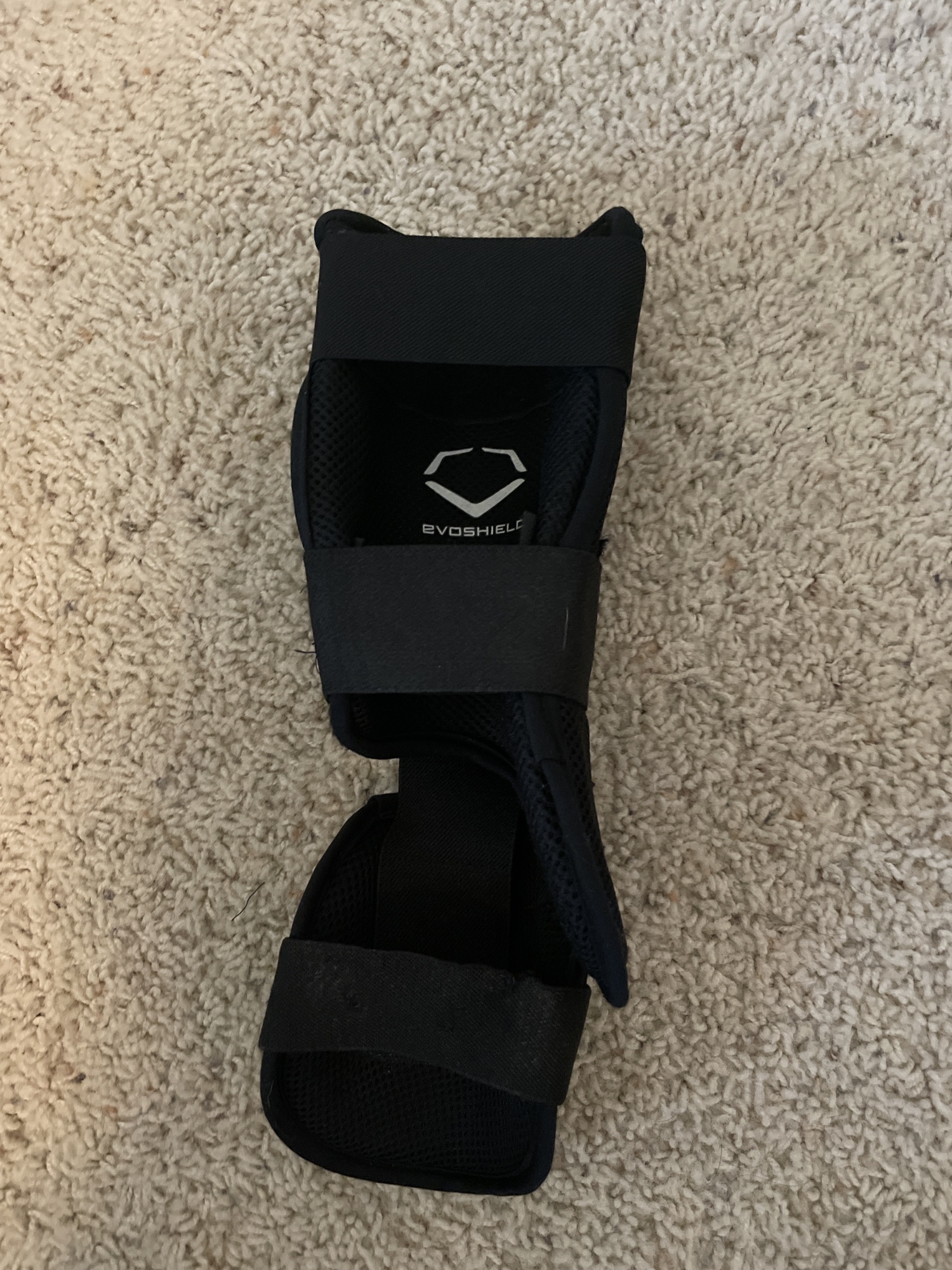 Adult EvoShield Batters Leg Guard- All Black | SidelineSwap