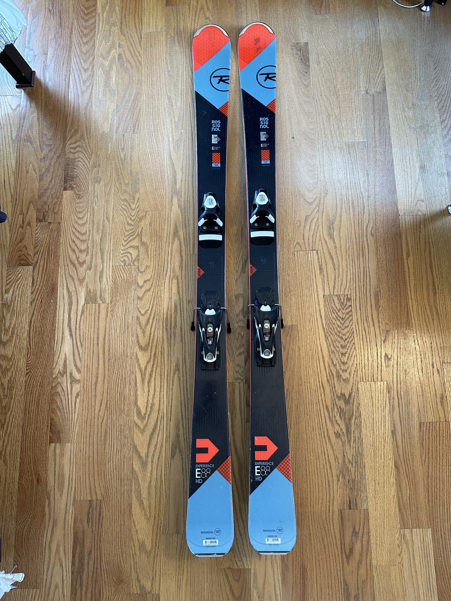 Used Men's 2017 Rossignol 164 cm All Mountain Experience 88 Skis With ...