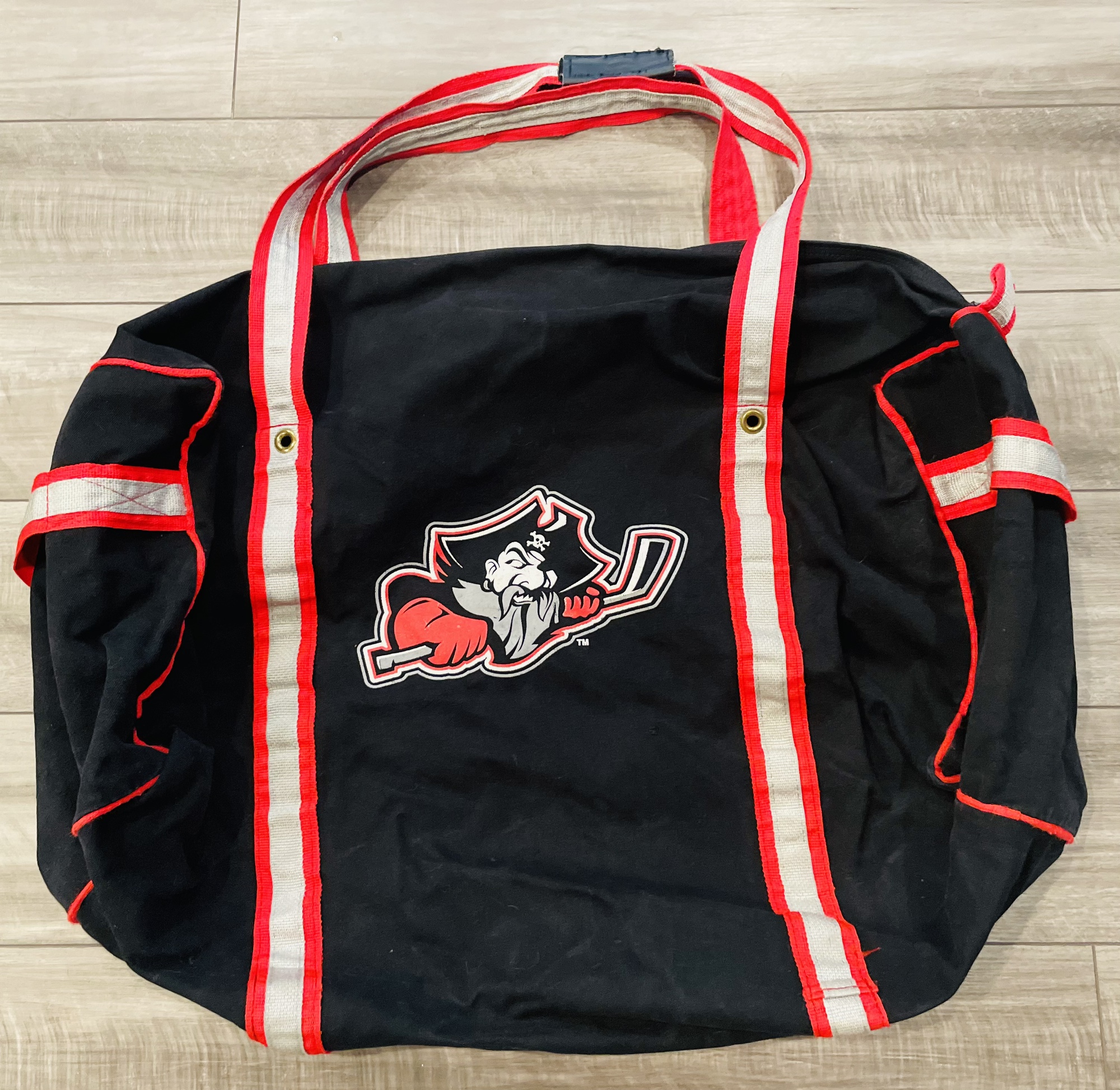 Portland Pirates AHL Pro Stock Hockey Player Team Issued Equipment Bag ...