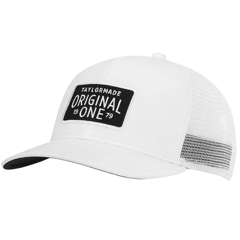 NEW TaylorMade Lifestyle Original One Trucker White Adjustable Hat/Cap | SidelineSwap