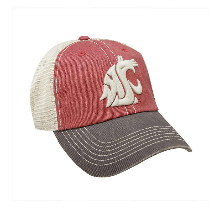 Bridgestone NCAA Relaxed Fit Mesh Hats - NCAA WISCONSIN BADGERS ...