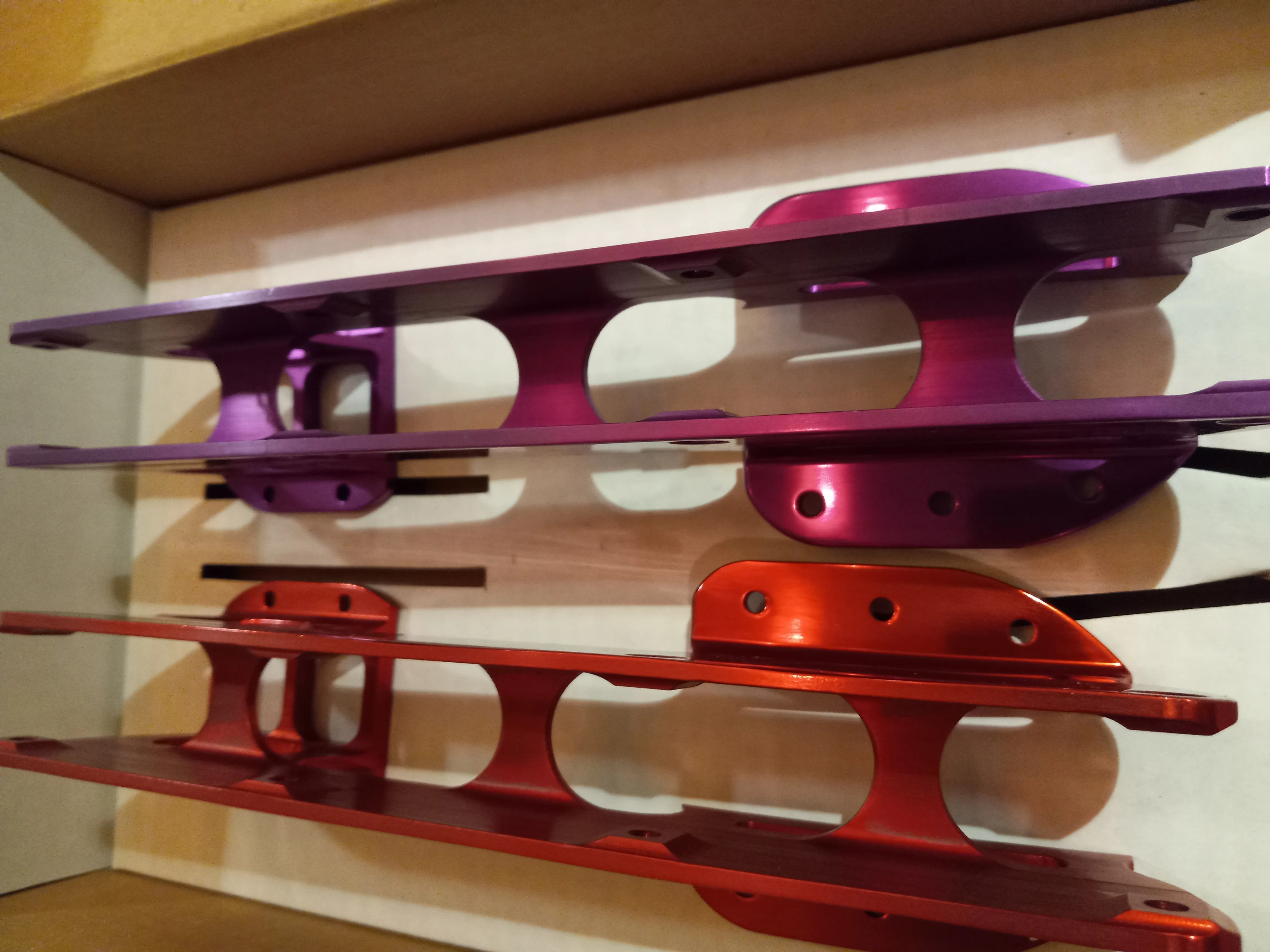UNIQUE VIPER Inline Roller Hockey Chassis Frames! ONE IS RED ONE IS ...