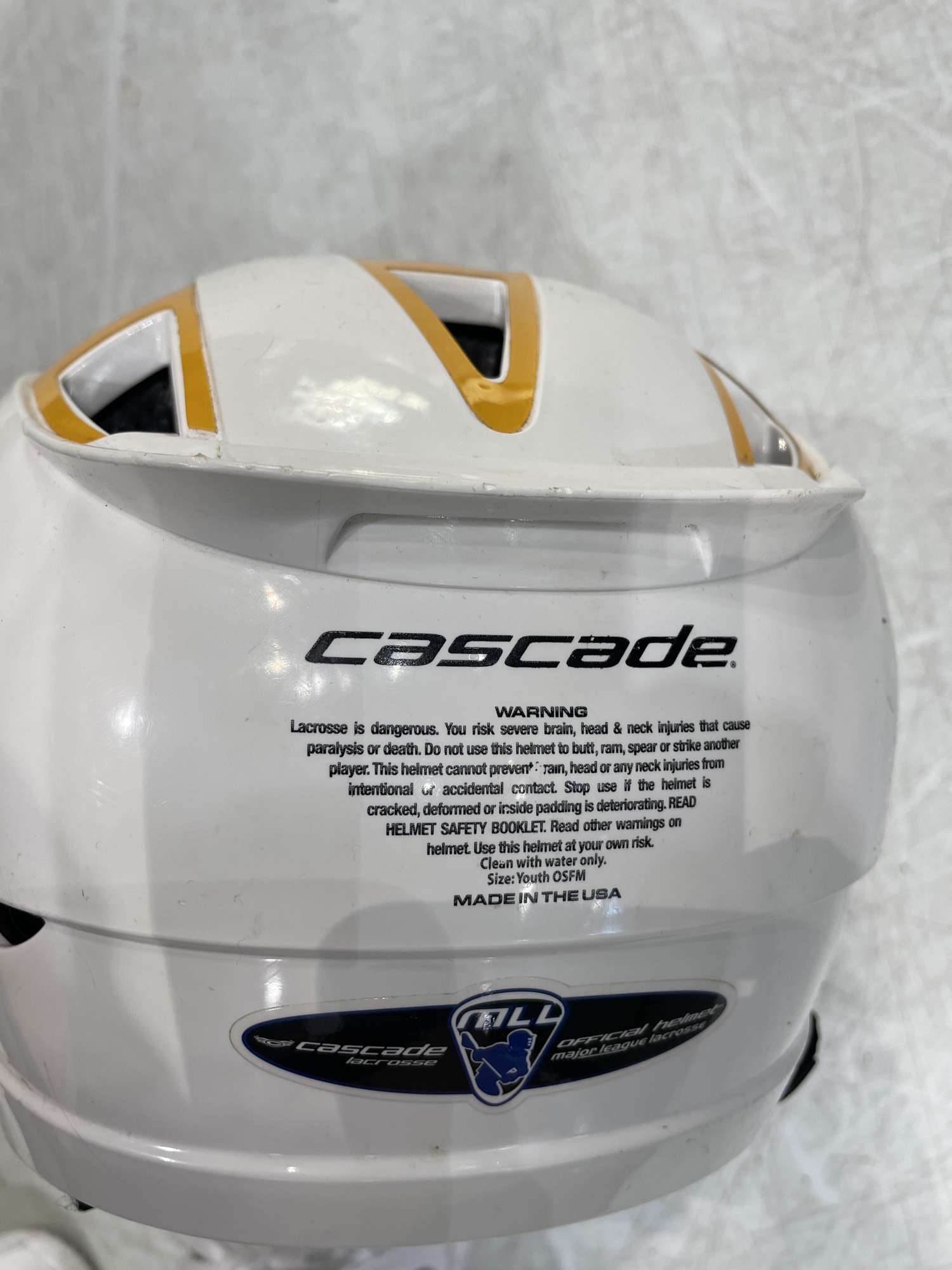 Used Position Cascade CS-R Youth Helmet | SidelineSwap