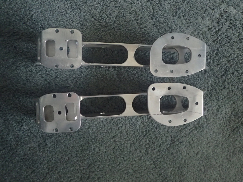 VINTAGE ALUMINUM Inline Roller Hockey Chassis Frames 9.33" Unbranded ...