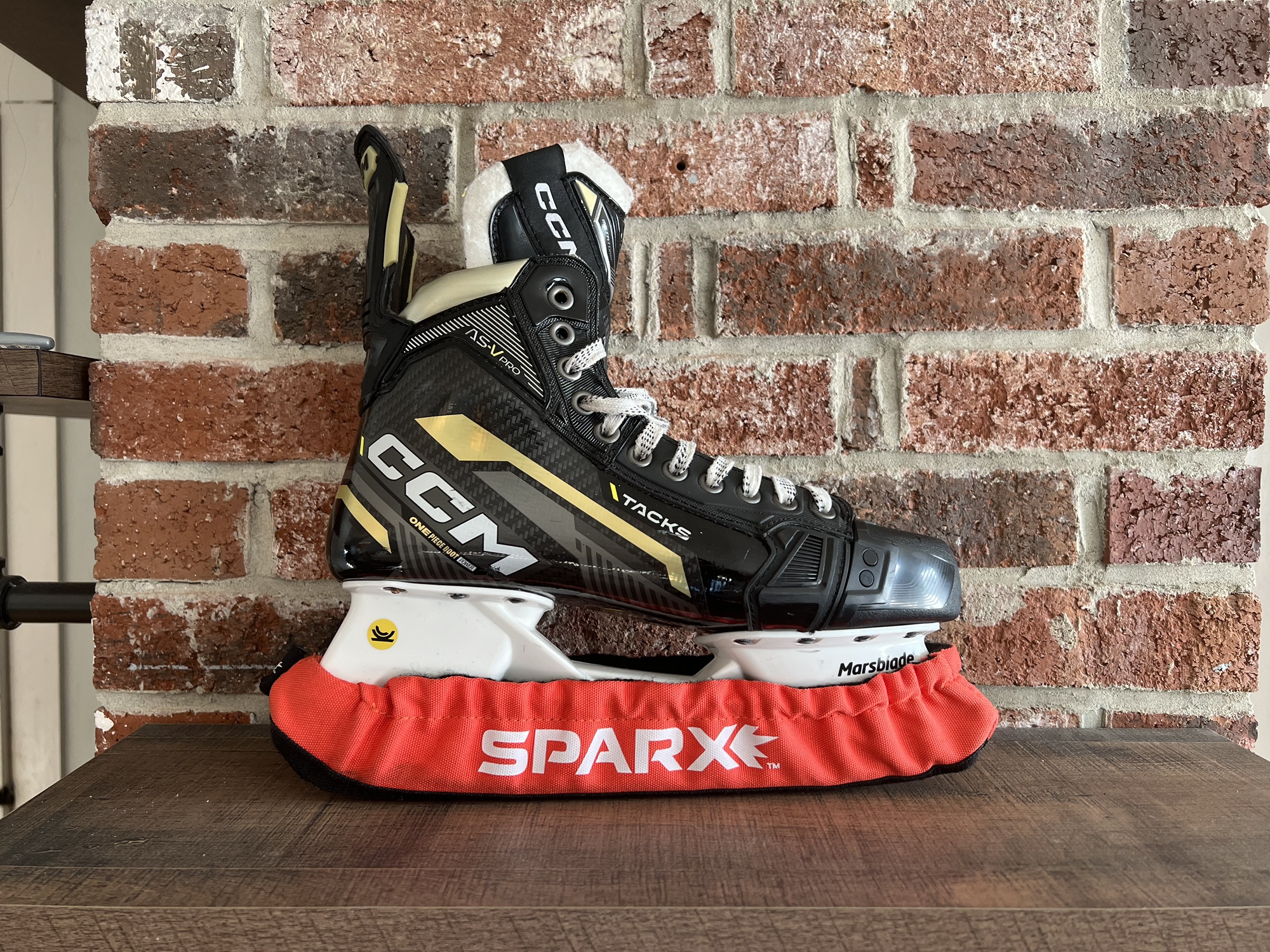 Used CCM Regular Width Size 9.5 Tacks ASV Pro Hockey Skates | SidelineSwap