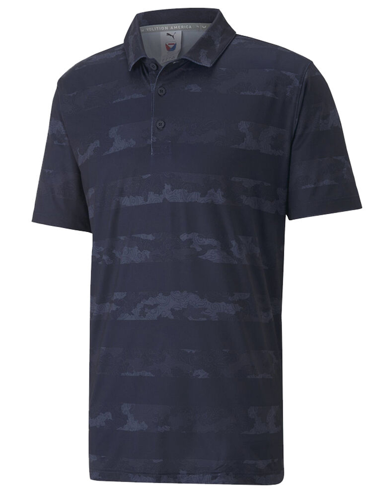 NEW Puma Volition Bandana Stripe Navy Blazer Golf Polo/Shirt Men's XXL ...