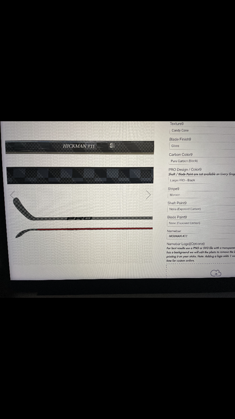 New Intermediate Pro-stock Stick Datsyuk curve 65 flex | SidelineSwap
