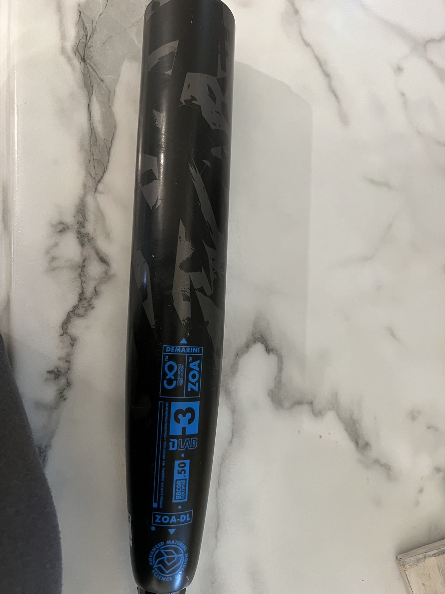 BBCOR Certified 2021 Demarini D Lab ZOA Composite (-3) 30 oz 33" Zoa ...