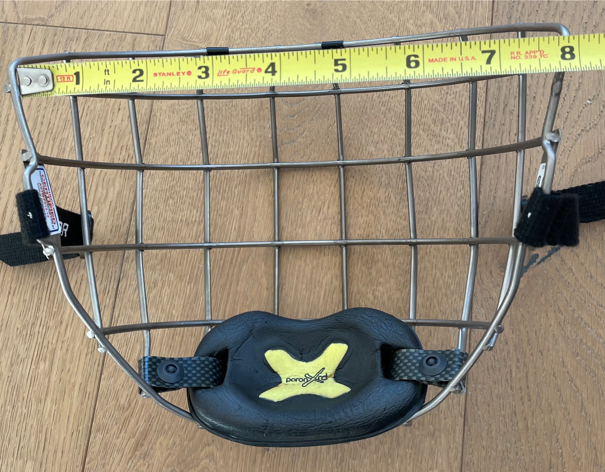 New Bauer Re-Akt Oval Titanium Facemask, Full Cage, Medium, Includes ...