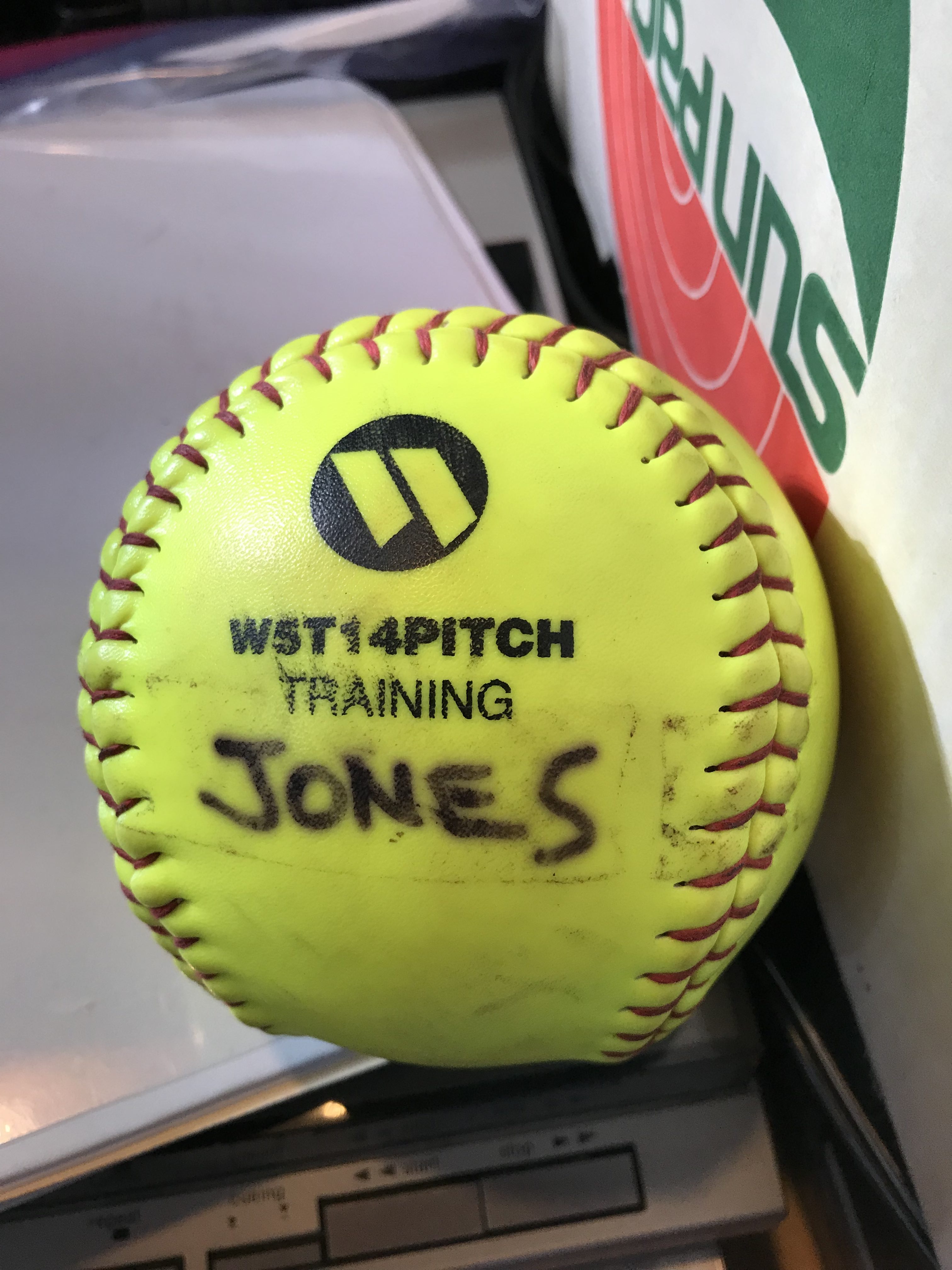 14" 5-Tool Softball for Pitcher Training - Brand Worth Model WST14PITCH ...