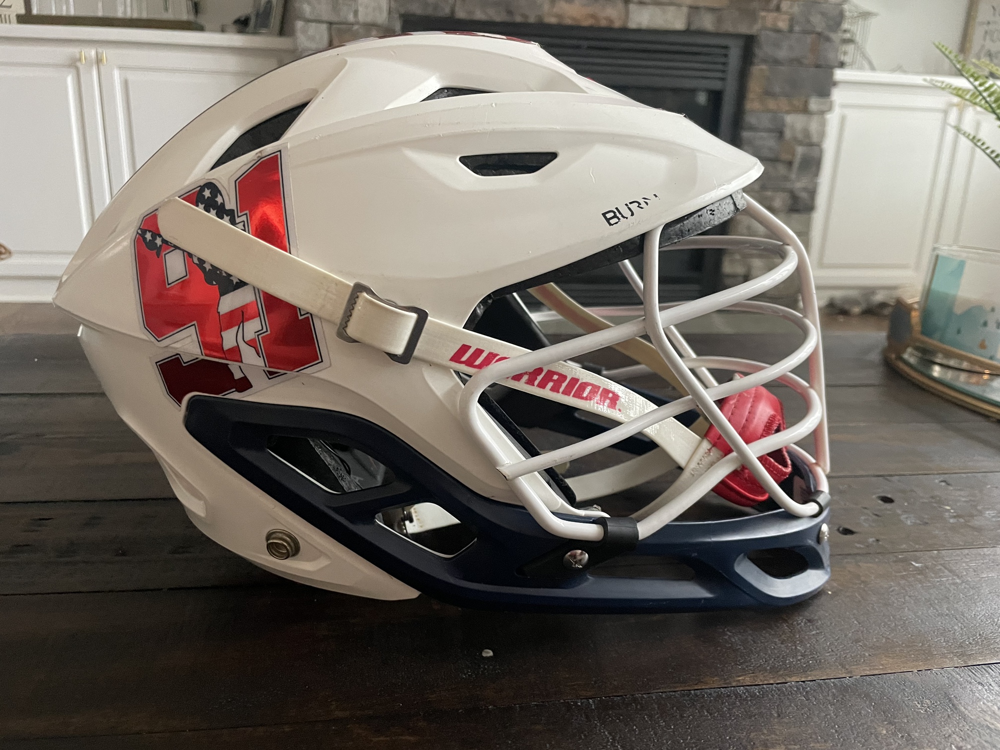 Warrior Burn 91 National lax helmet | SidelineSwap