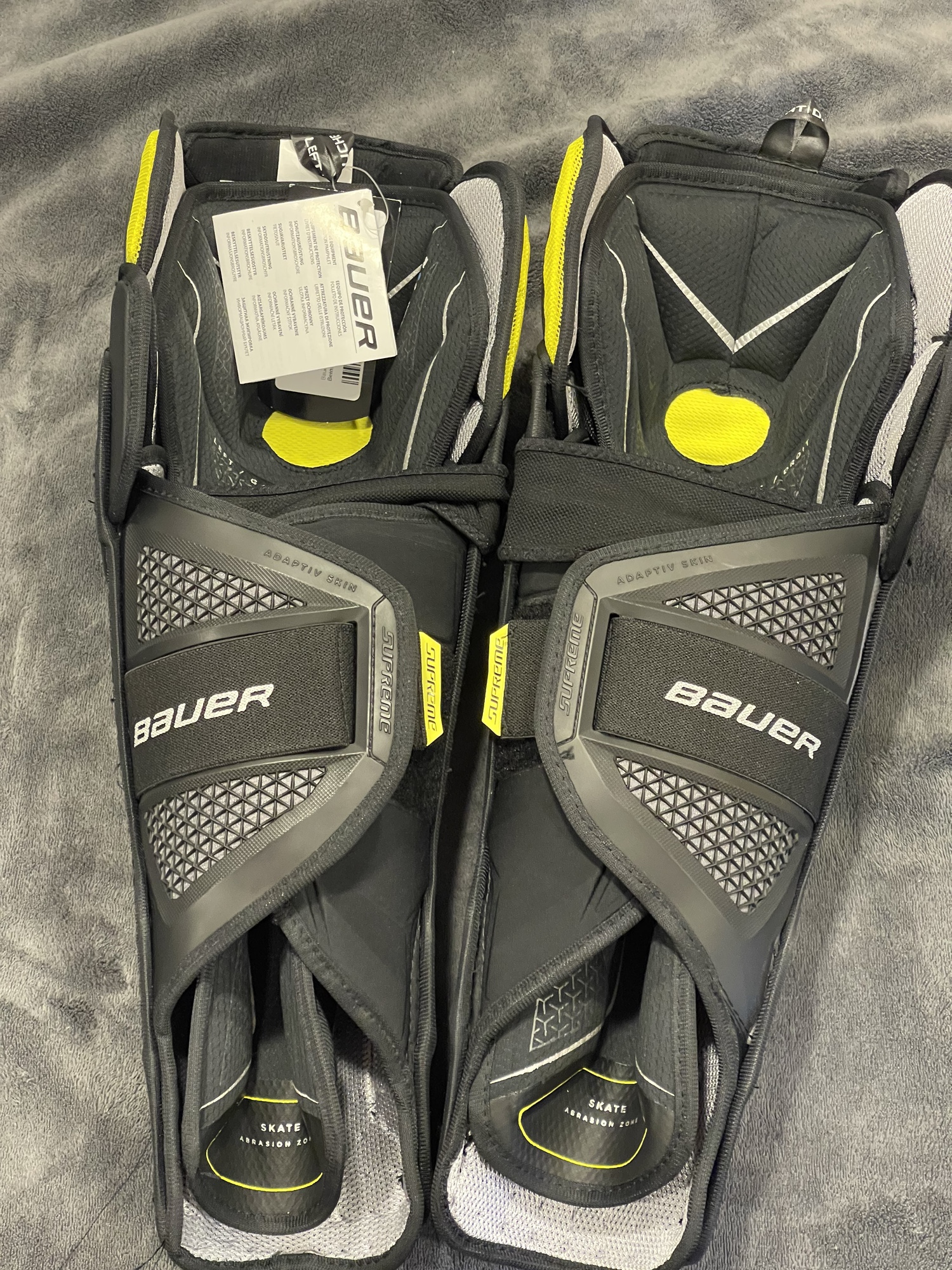 New Bauer Supreme ultrasonic Shin Pads | SidelineSwap