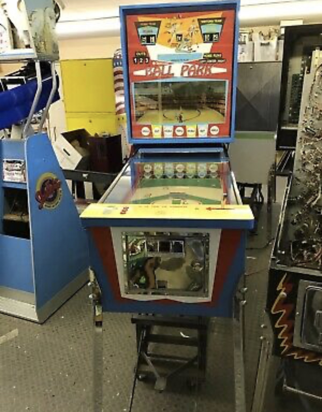 Fully Restored Custom Vintage Williams Ball Park Baseball arcade game ...