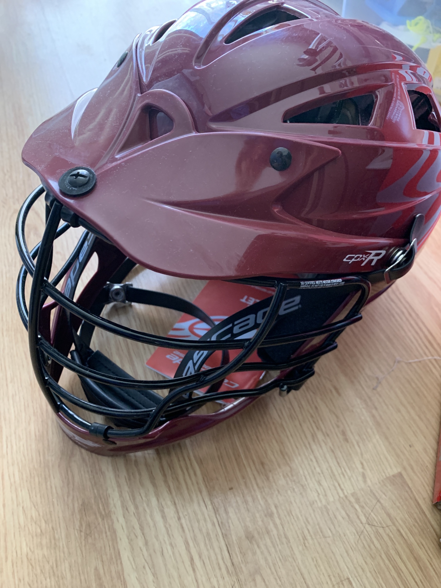 New CPXR burgundy maroon helmet | SidelineSwap