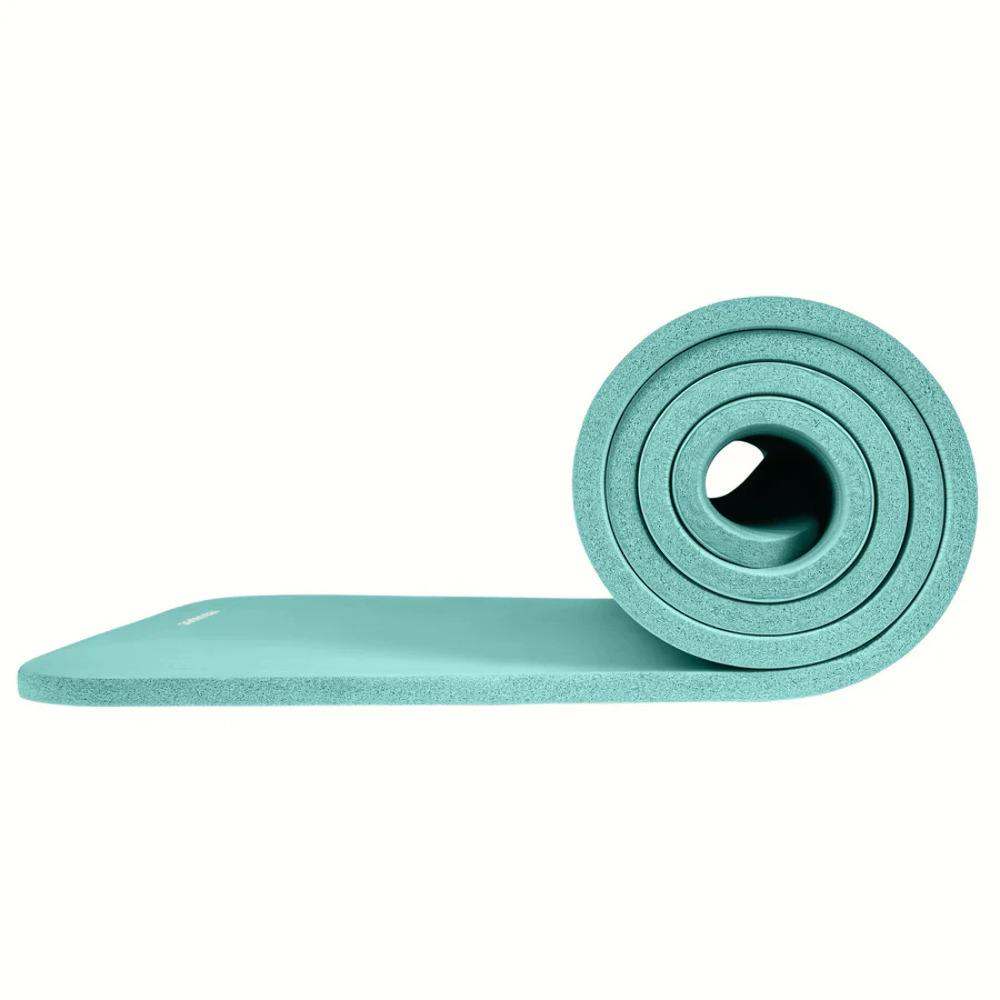 Retrospec Solana Yoga Fitness Mat, 72"X24"X1" Extra Thick, Blue Lagoon ...