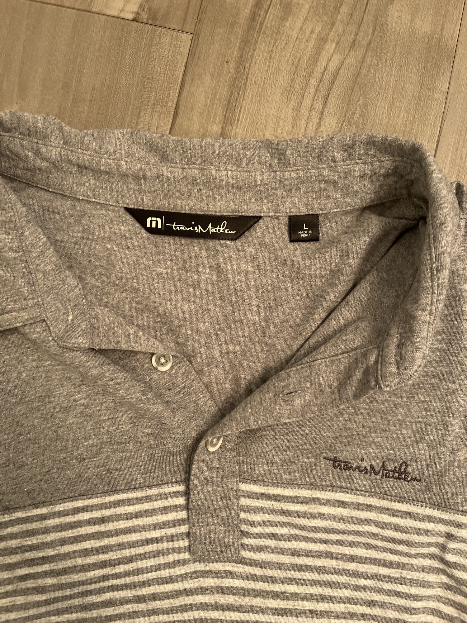 Gray New Men's Travis Matthew Shirt | SidelineSwap