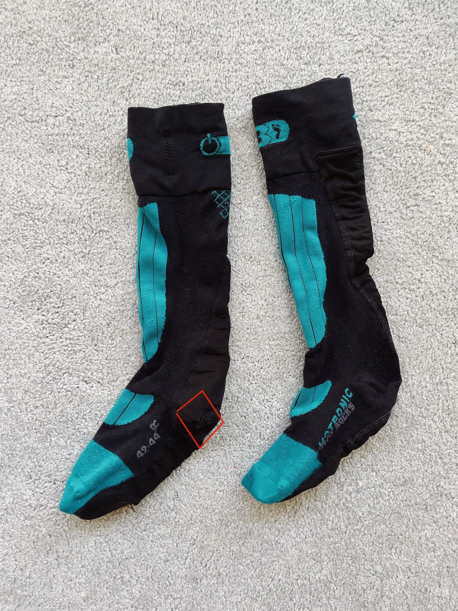 Hotronic XLP One PFI 50 Classic Heated Ski Socks Large | SidelineSwap
