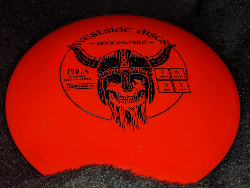 Westside Discs Tournament Underworld 160 g New Driver Red | SidelineSwap