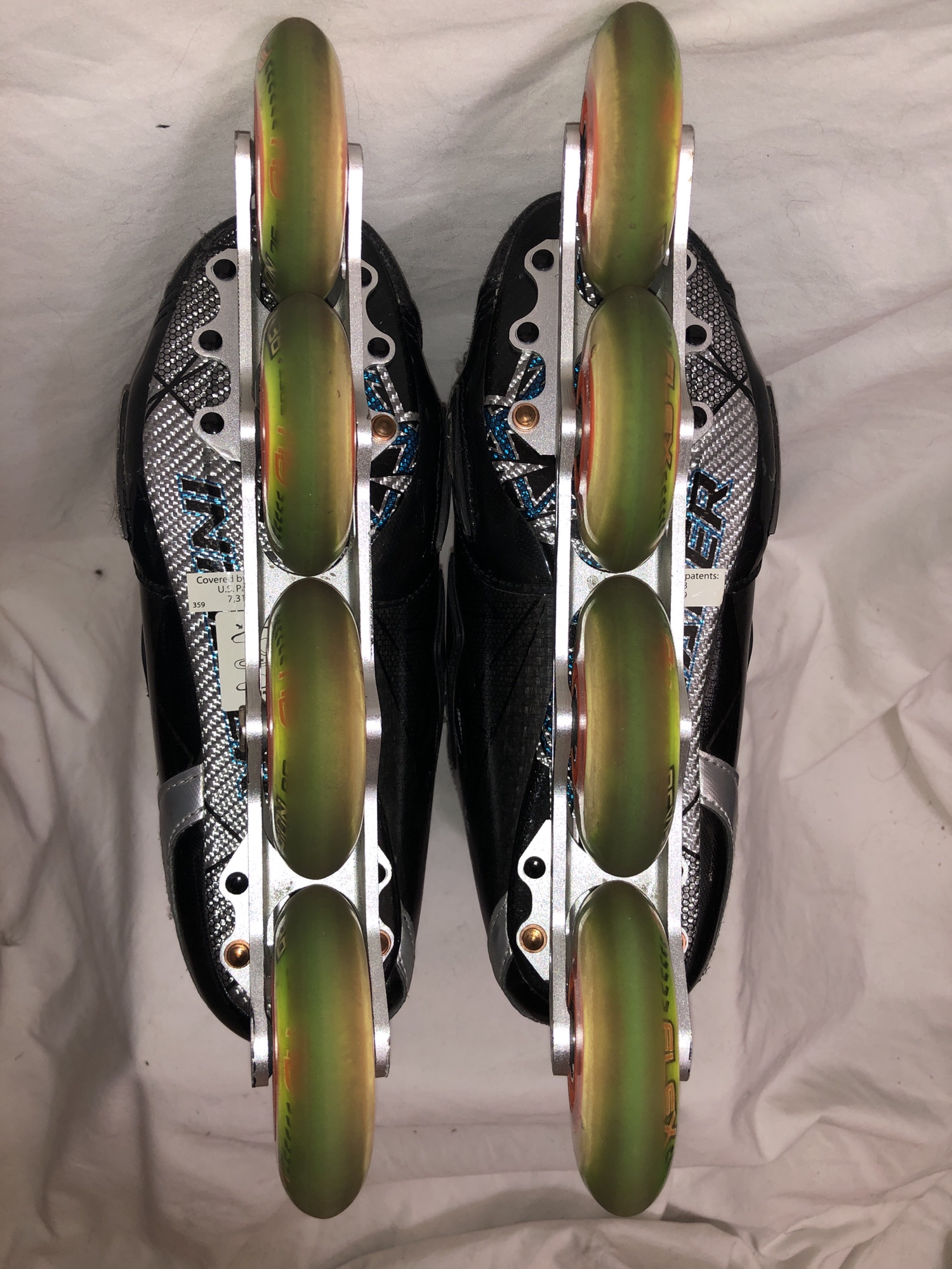 Used Mission Size 7D Inhaler NLS2 Inline Skates | SidelineSwap