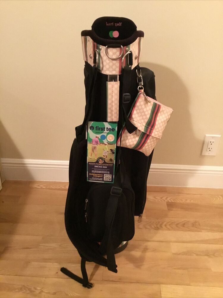 Keri Golf Ladies Stand Golf Bag w/ 6-way Dividers & Rain Cover ...