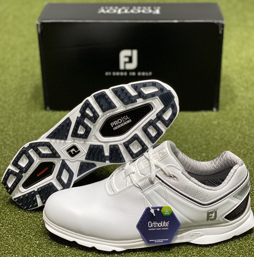 FootJoy Pro SL Carbon Spikeless Golf Shoes 53079 White 11 Medium New ...