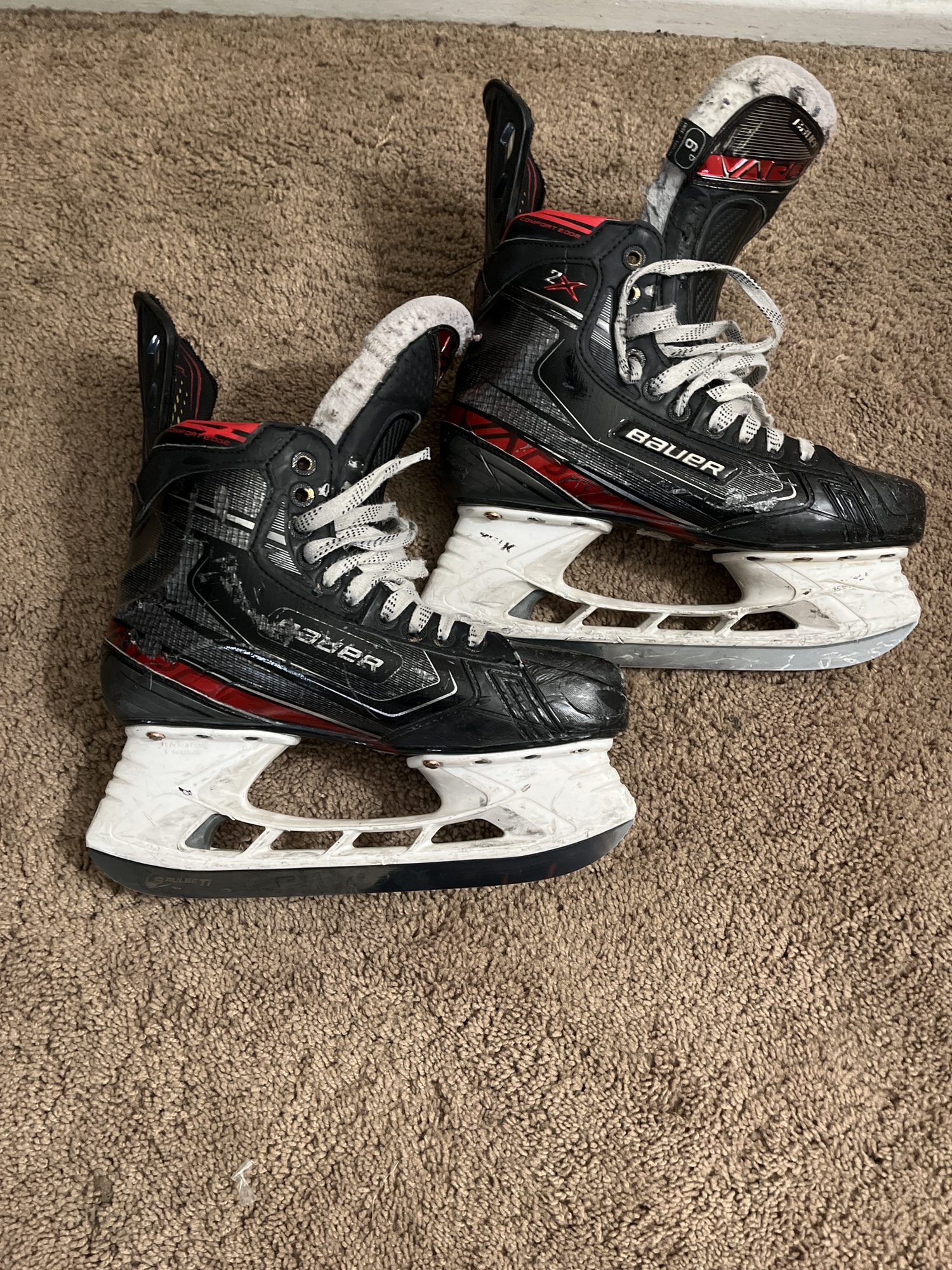 Used Bauer Vapor 2x In Size 6 With LS Pulse TI Blades And LS3 Blades ...