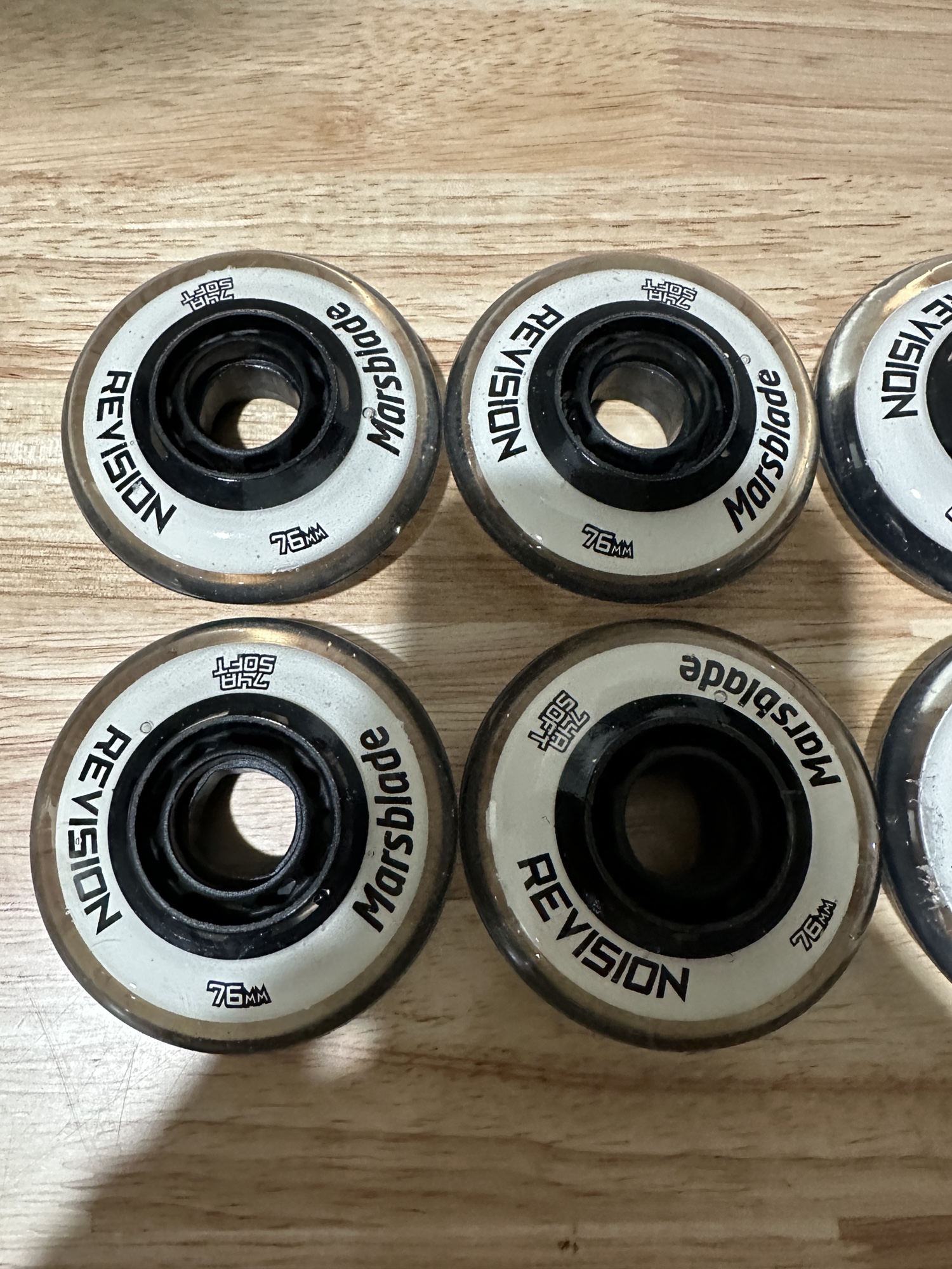 Set of 8 Revision Marsblade Roller Hockey Wheels NEW | SidelineSwap
