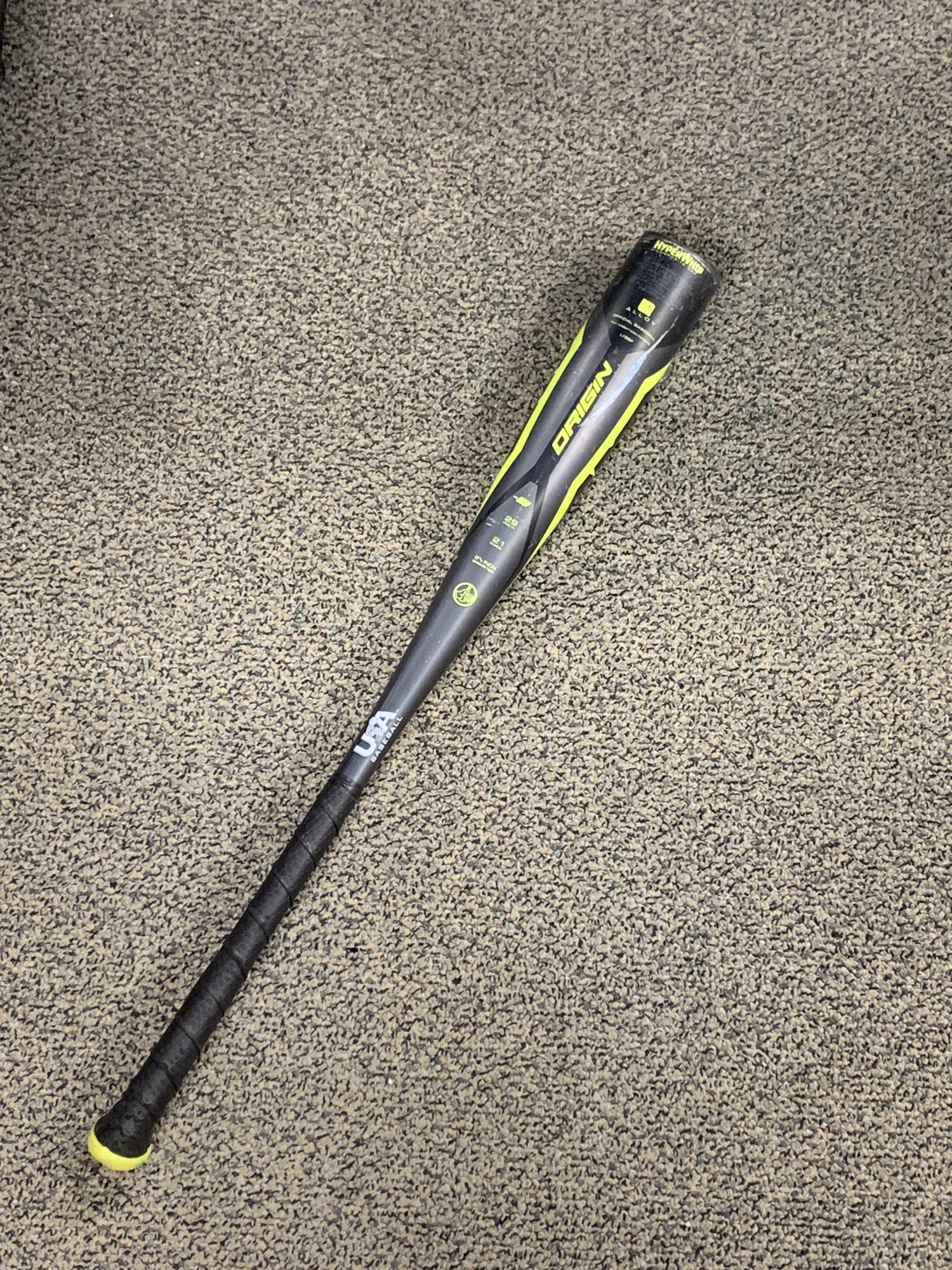 Used USABat Certified AXE Origin Alloy Bat -8 21OZ 29" | SidelineSwap