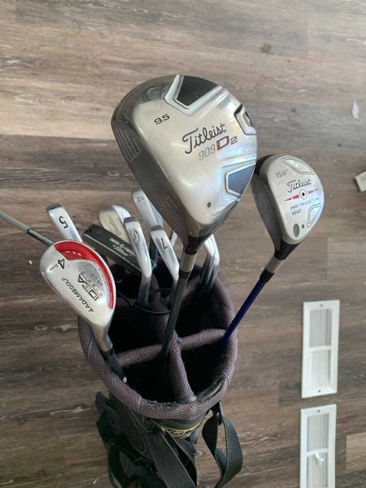 Complete Set of Lefty Titleist Golf Clubs + Bag | SidelineSwap