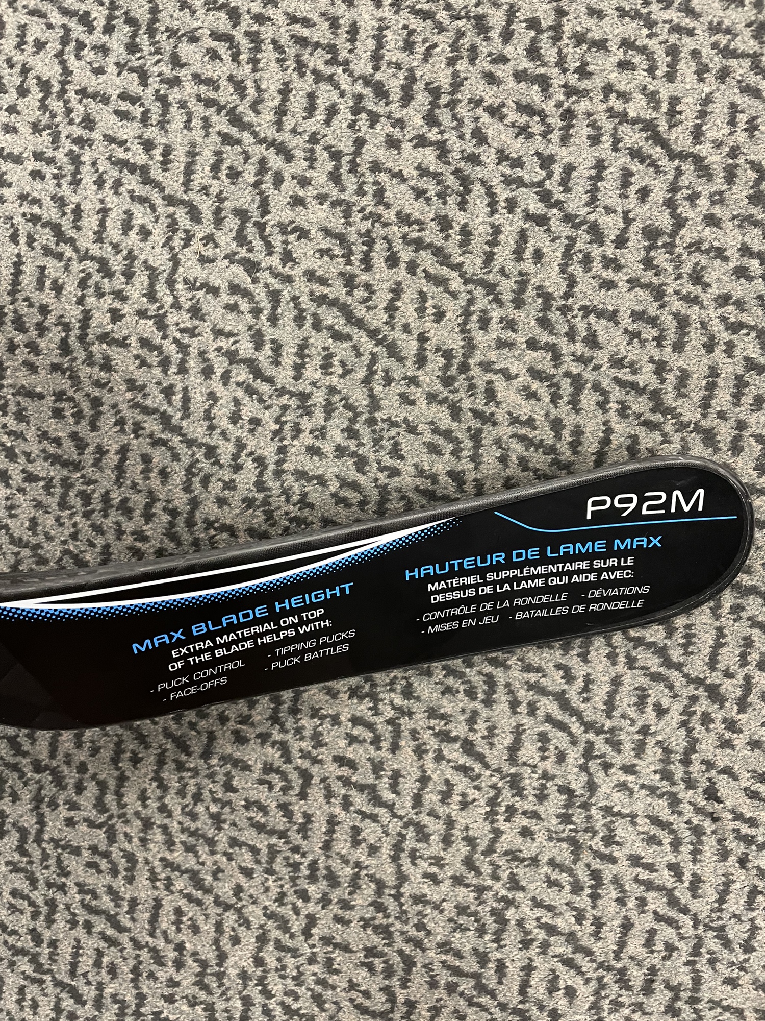 Bauer Hyperlite P92M curve 87 flex left hand stick | SidelineSwap