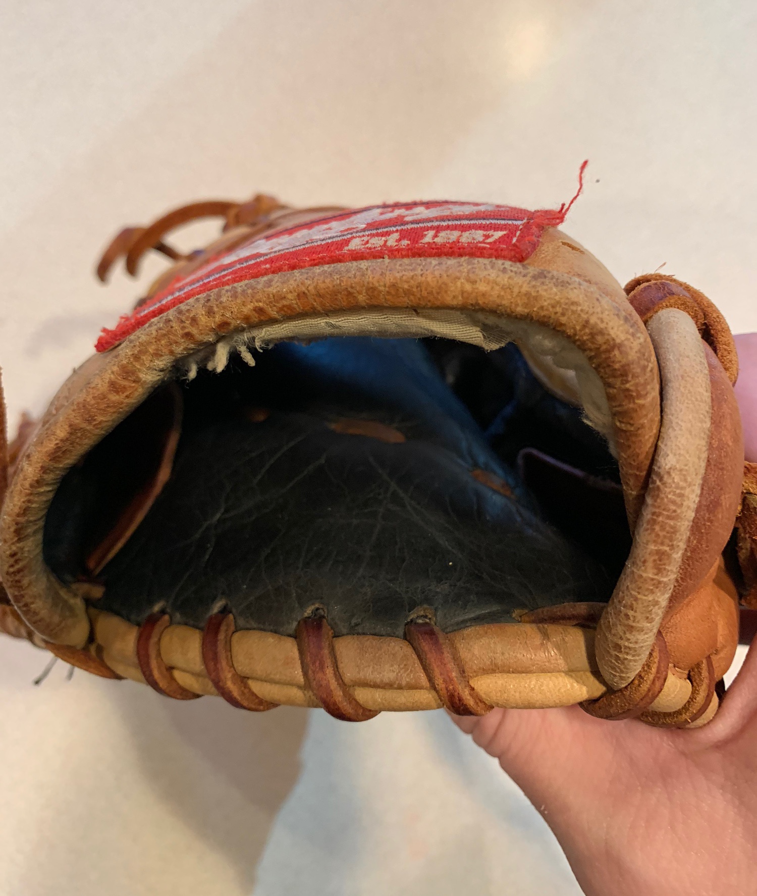 Left Hand Throw Gold Glove Elite- Dual Core Baseball Glove | SidelineSwap