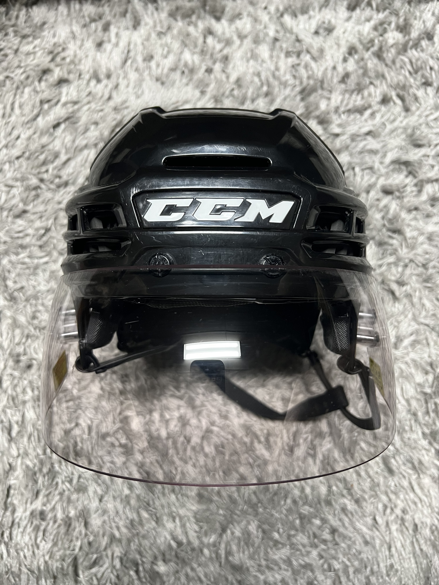 CCM TACKS X PRO STOCK HELMET WITH VISOR | SidelineSwap