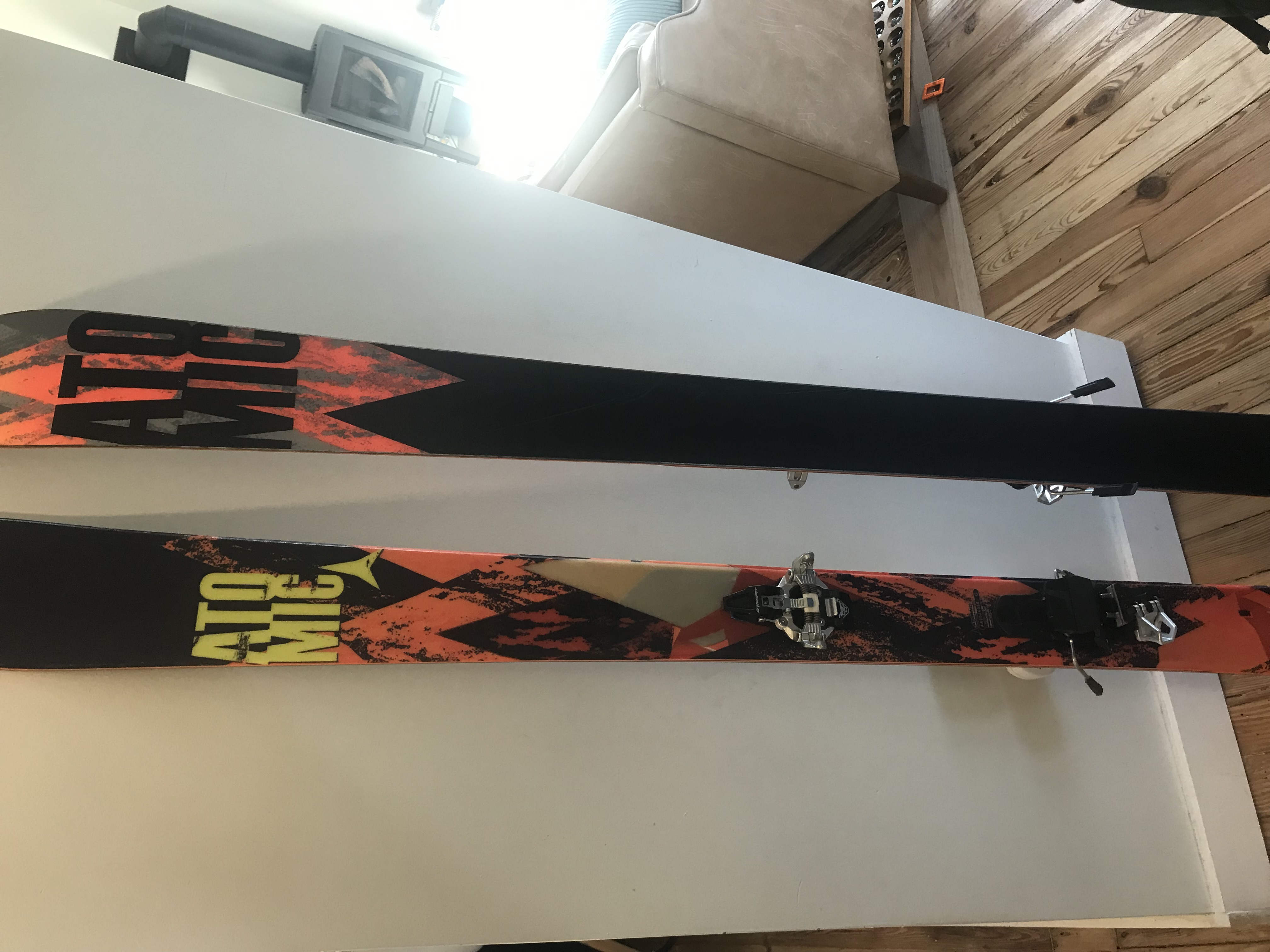 Unisex 2013 Atomic Drifter 182 cm Skis With Touring Bindings | SidelineSwap