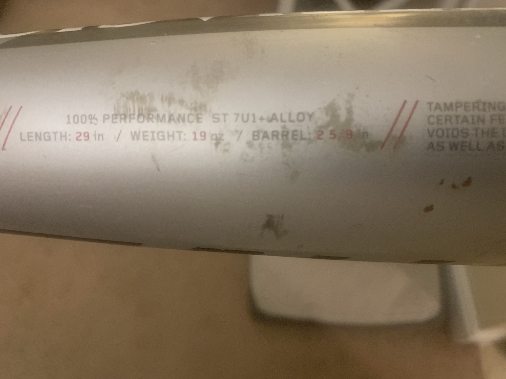 Alloy (-10) 19 oz 29" Omaha Balanced Bat | SidelineSwap