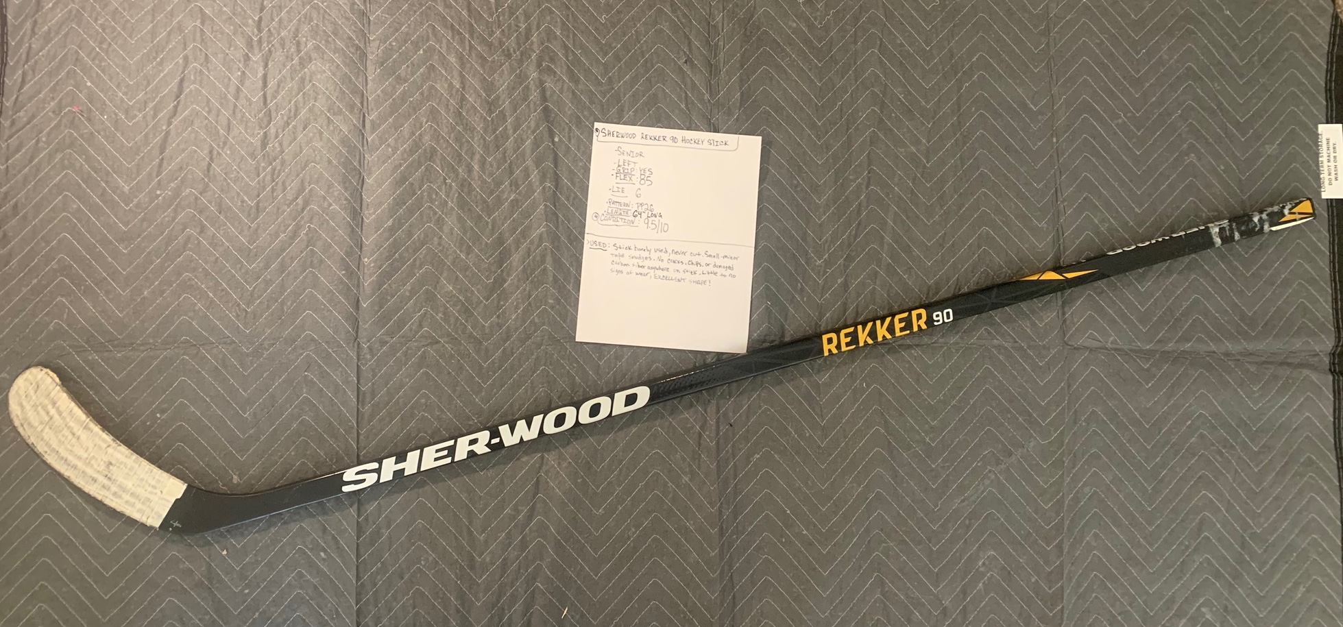 Sherwood REKKER 90 Hockey Stick- Sr 85 flex LH | SidelineSwap