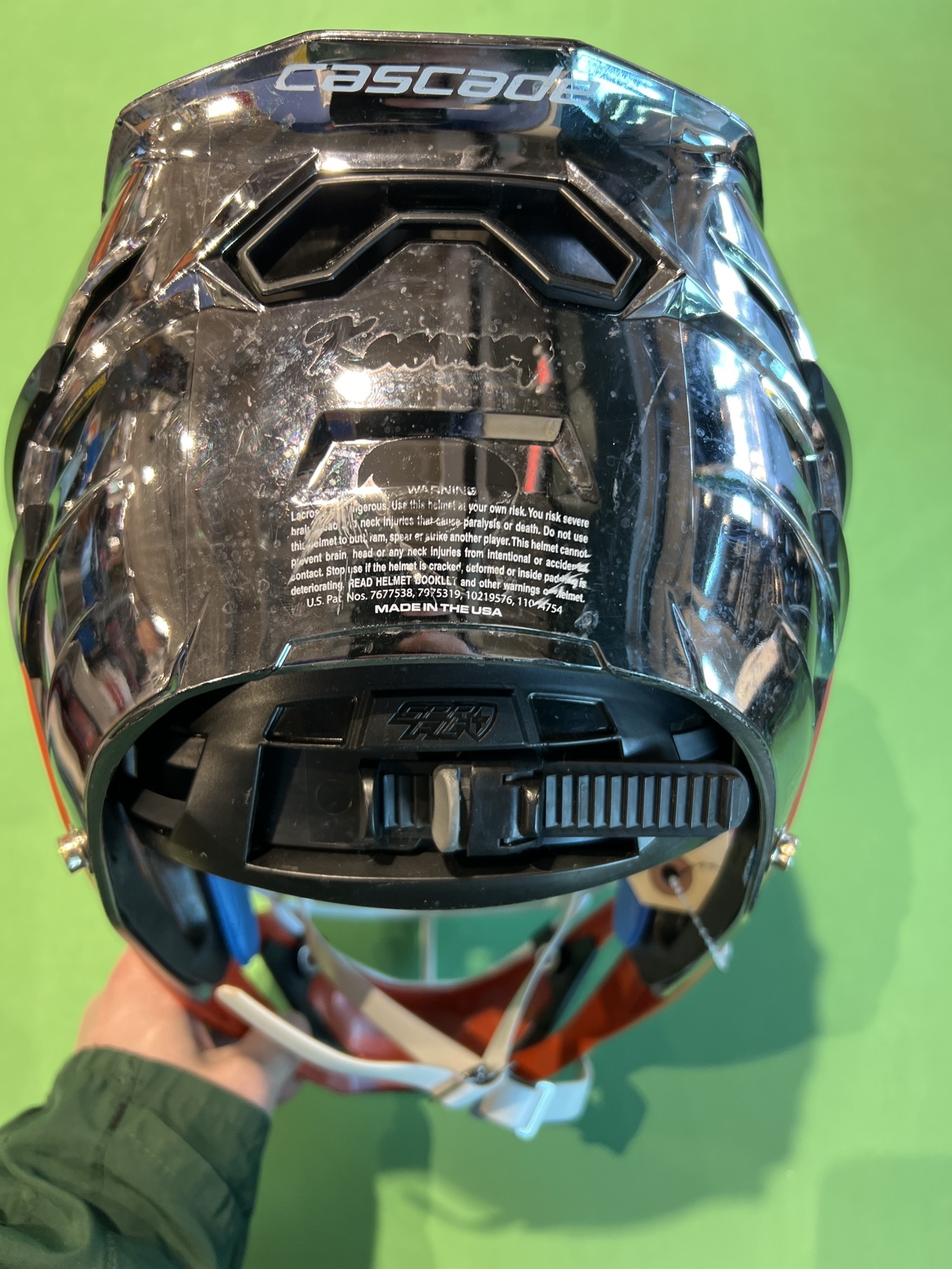 Silver Chrome Cascade XRS Helmet | SidelineSwap