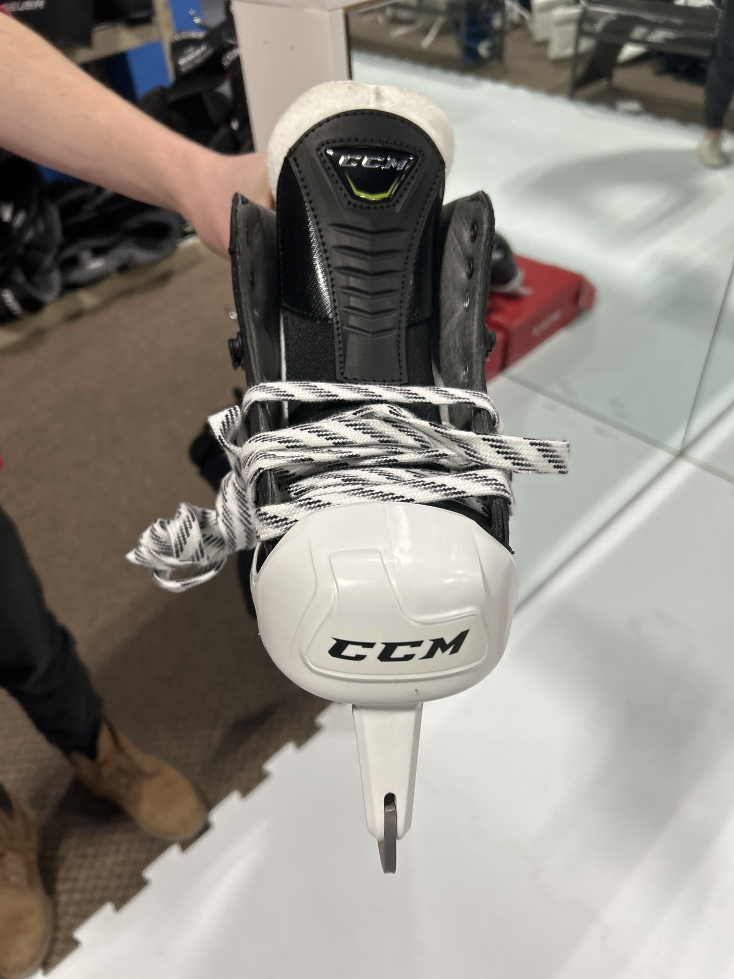 CCM Size 8 Ribcor 50K Hockey Goalie Skates | SidelineSwap