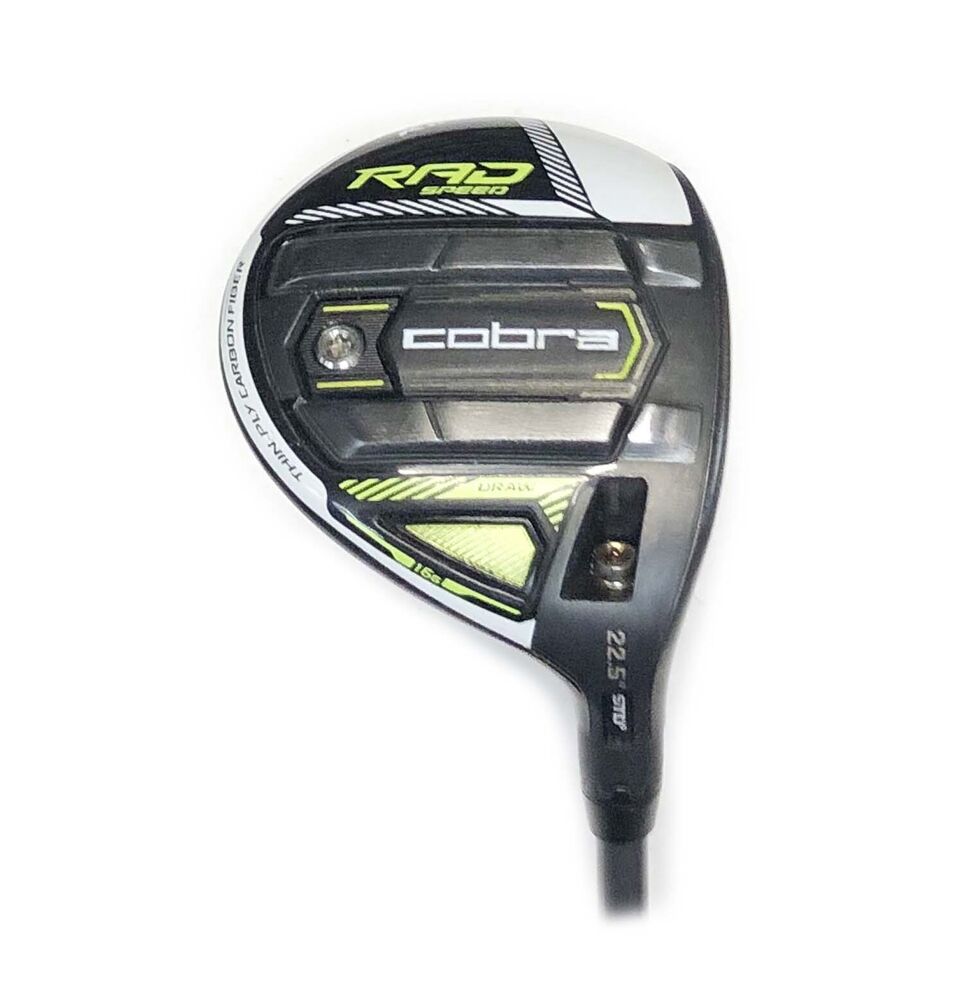 Cobra King RAD Speed Draw 22.5* 7 Fairway Wood Even Flow Riptide CB 50g ...
