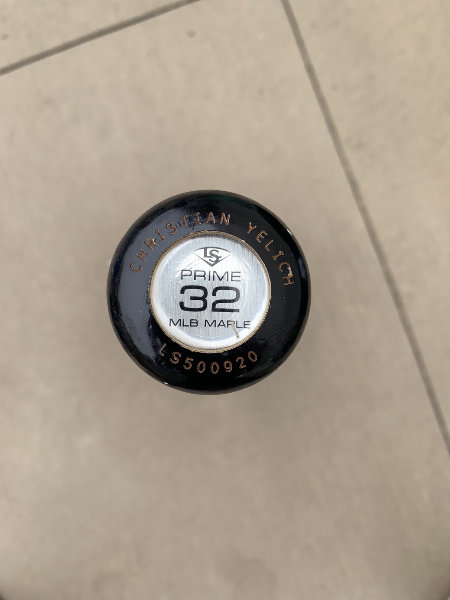 Used Louisville Slugger MLB Prime CY22 Christian Yelich Game Model Wood ...