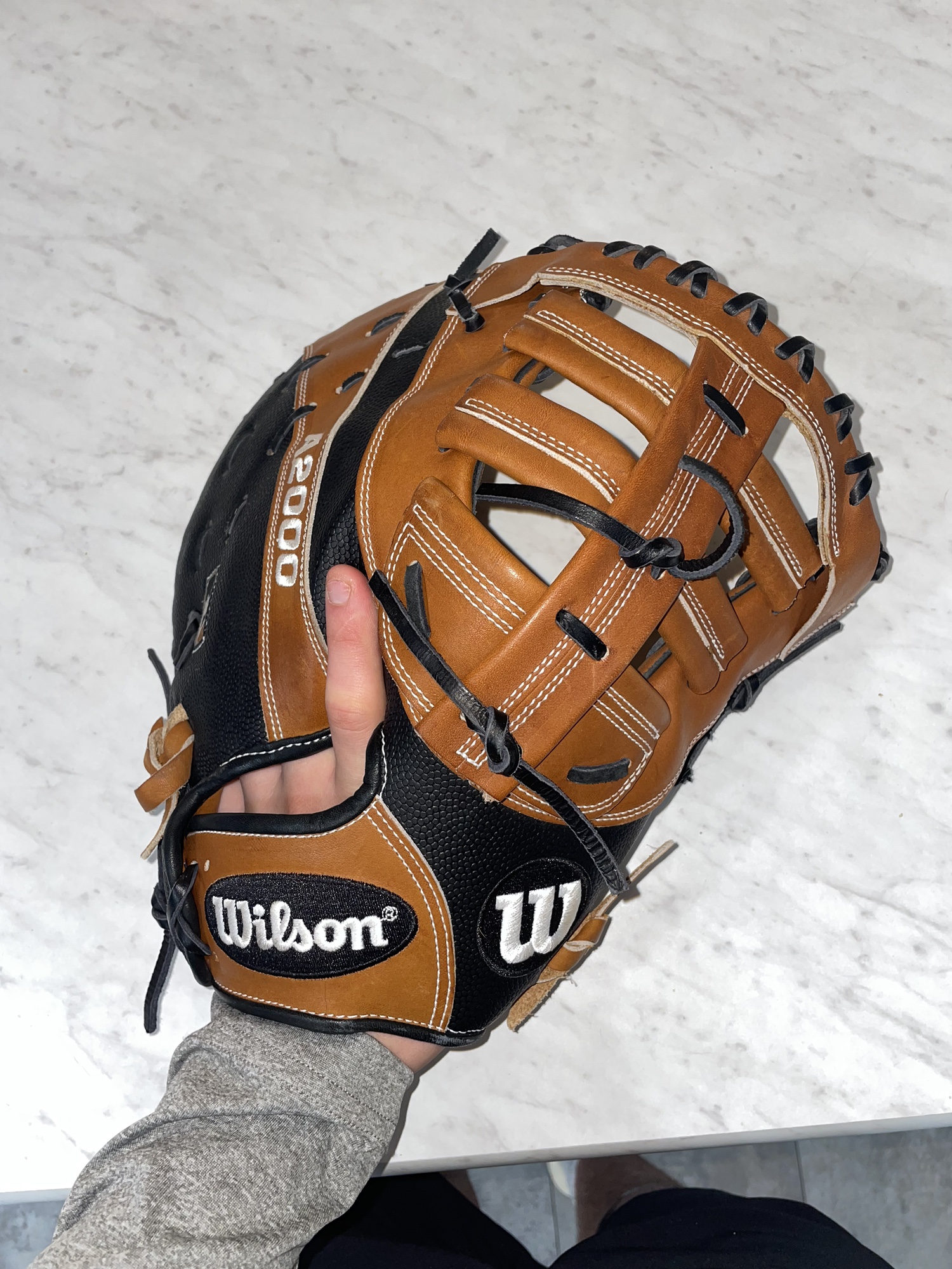 BASEBALL: BRAND NEW Wilson A2000 SuperSkin 12.5" First Base Mitt ...