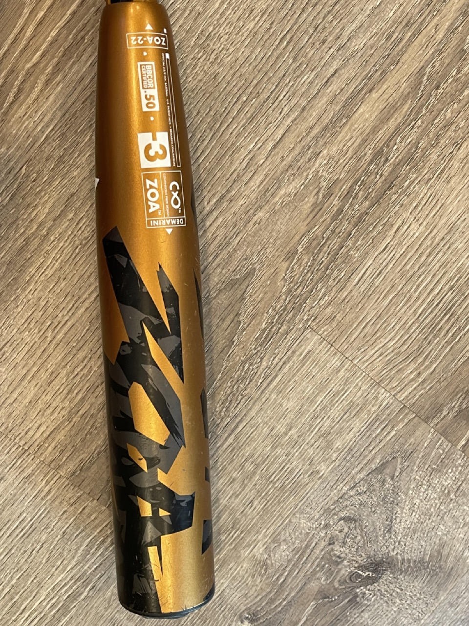 Used BBCOR Certified 2022 DeMarini Composite Zoa Bat (-3) 30 oz 33 ...