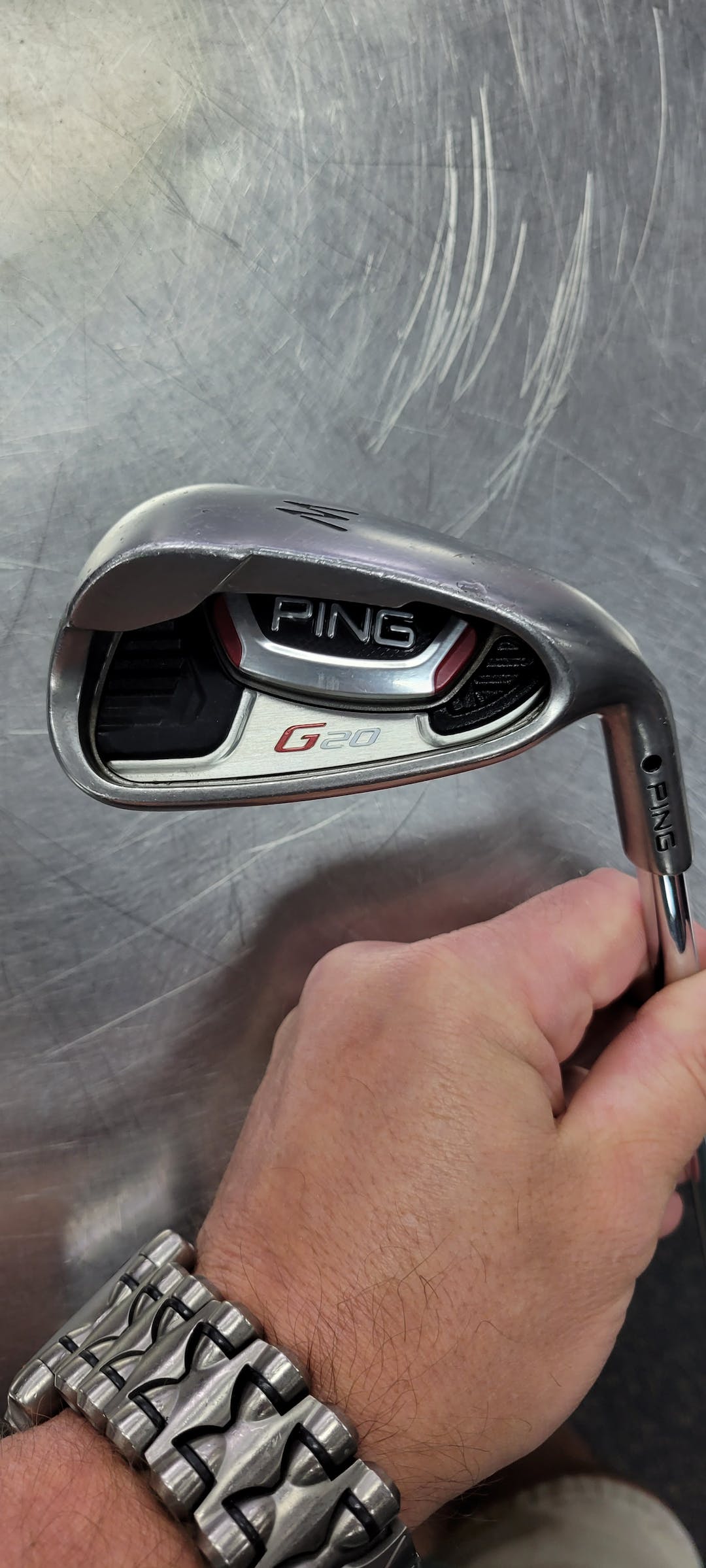 Used Ping G20 Pitching Wedge Regular Flex Steel Shaft Wedges | SidelineSwap