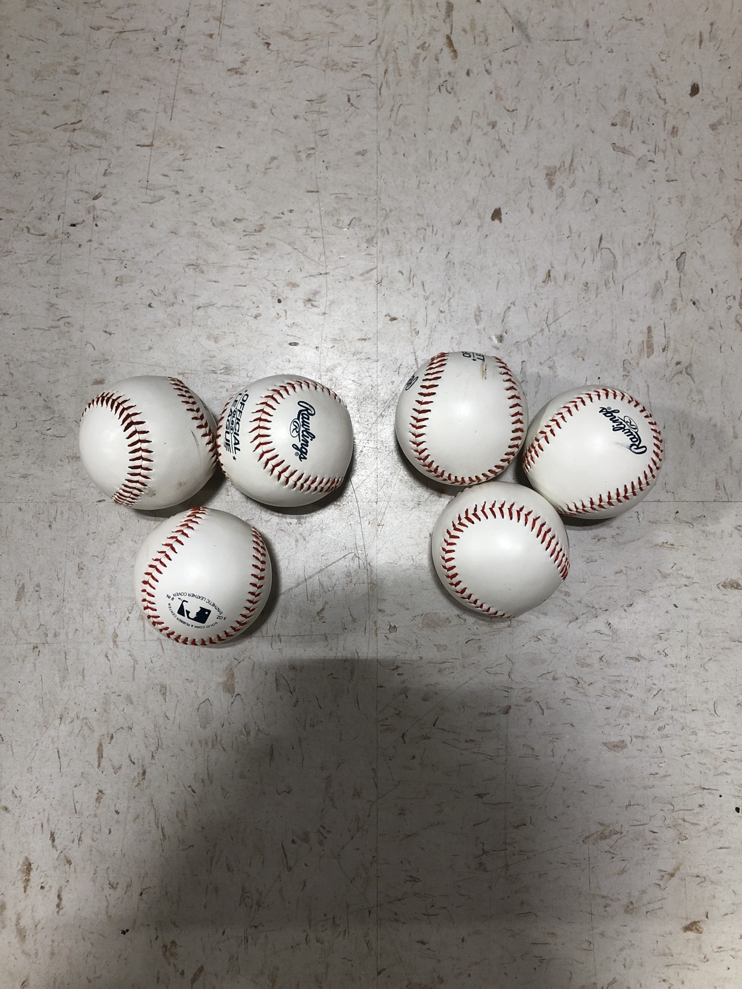 Used Rawlings 5 oz. Baseball 6-Pack (1/2 Dozen) | SidelineSwap