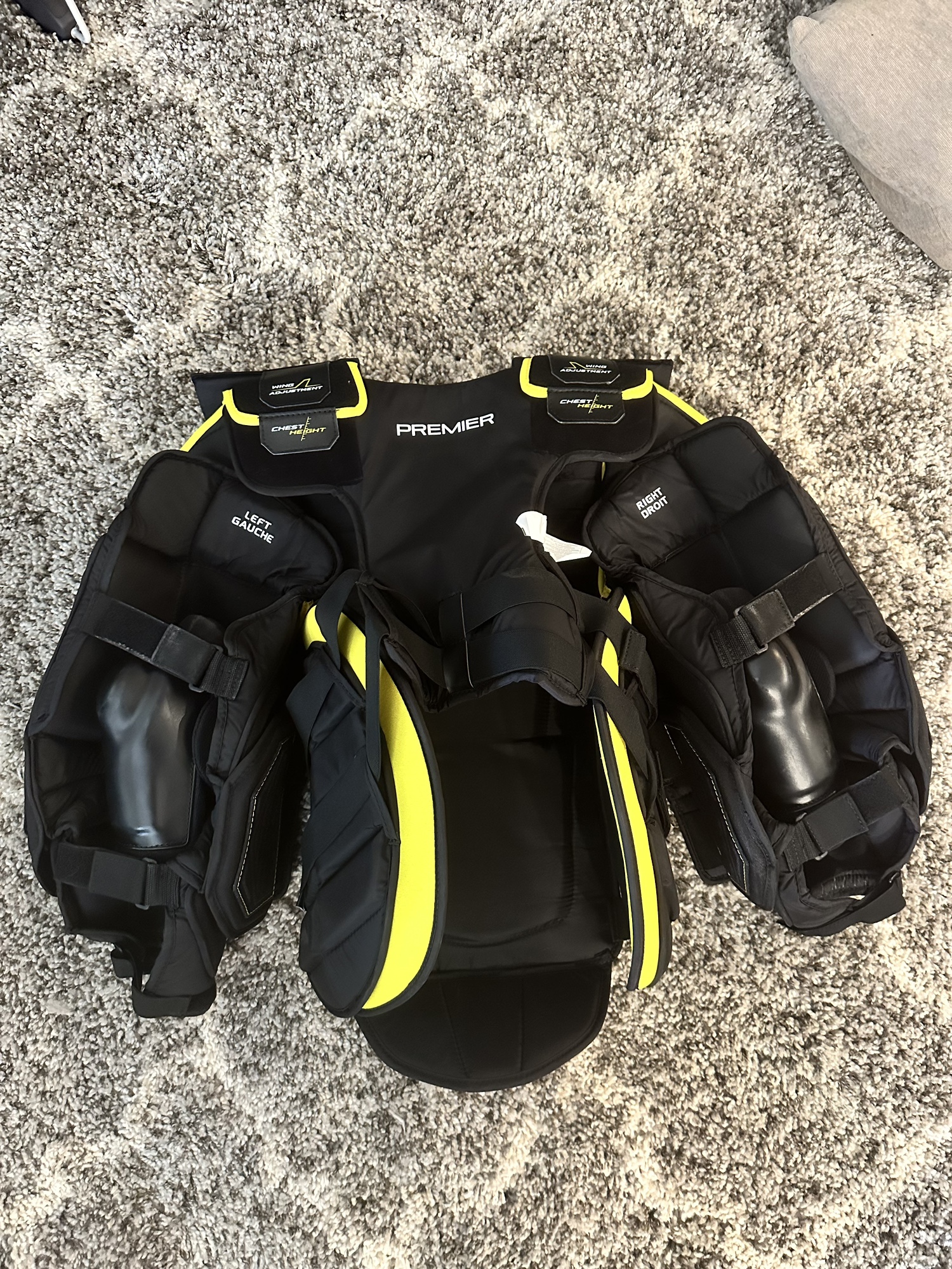 CCM Premier R1.9 Goalie Chest and Arm Protector Goalie Chest Protector ...